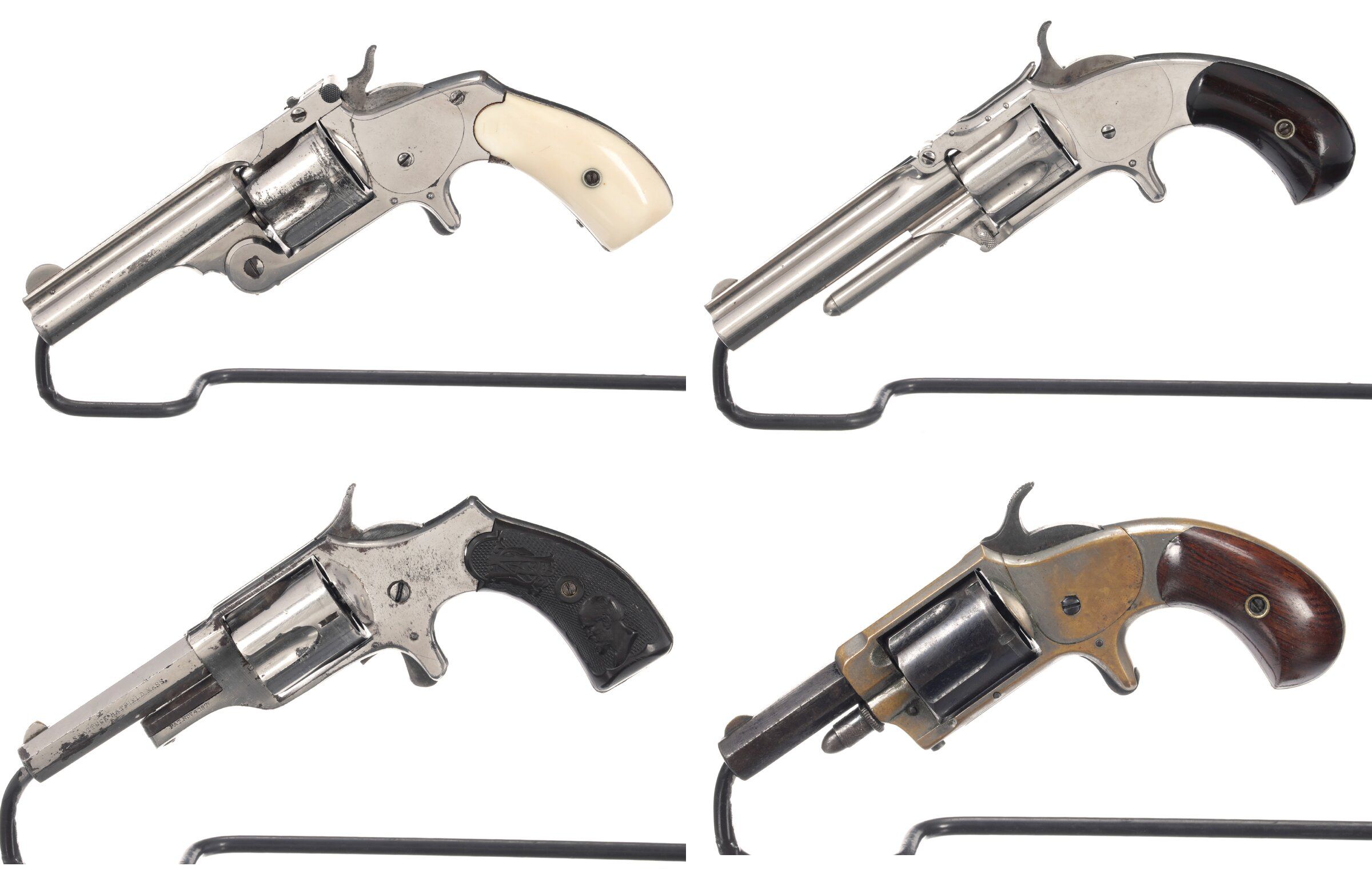 Four Antique American Spur Trigger Revolvers | Rock Island Auction
