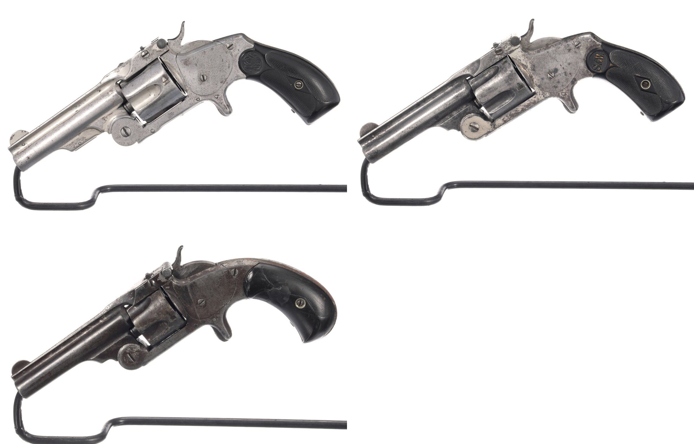 Three Antique Smith & Wesson Spur Trigger Revolvers | Rock Island Auction