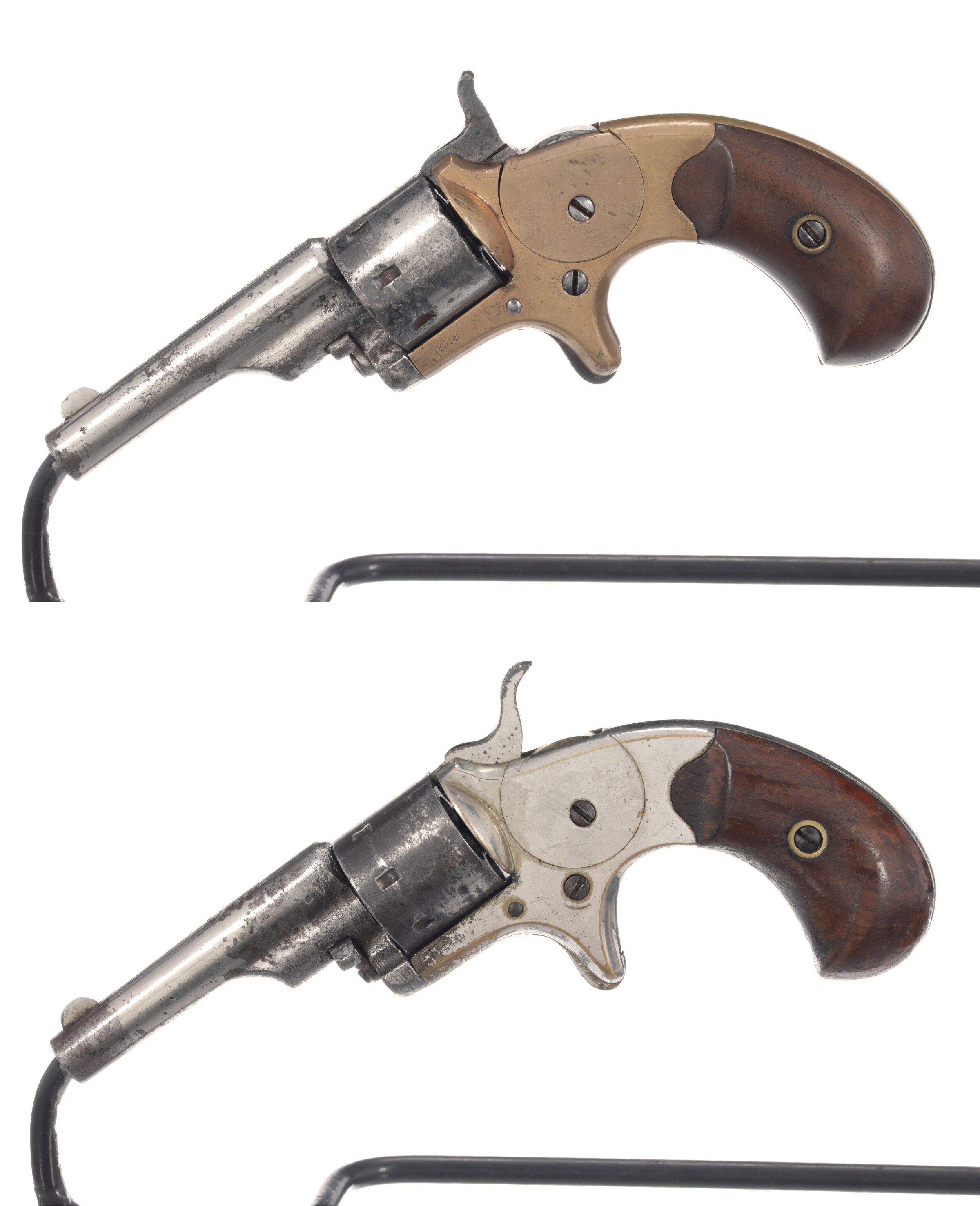 Two Colt Open Top Pocket Spur Trigger Revolvers | Rock Island Auction