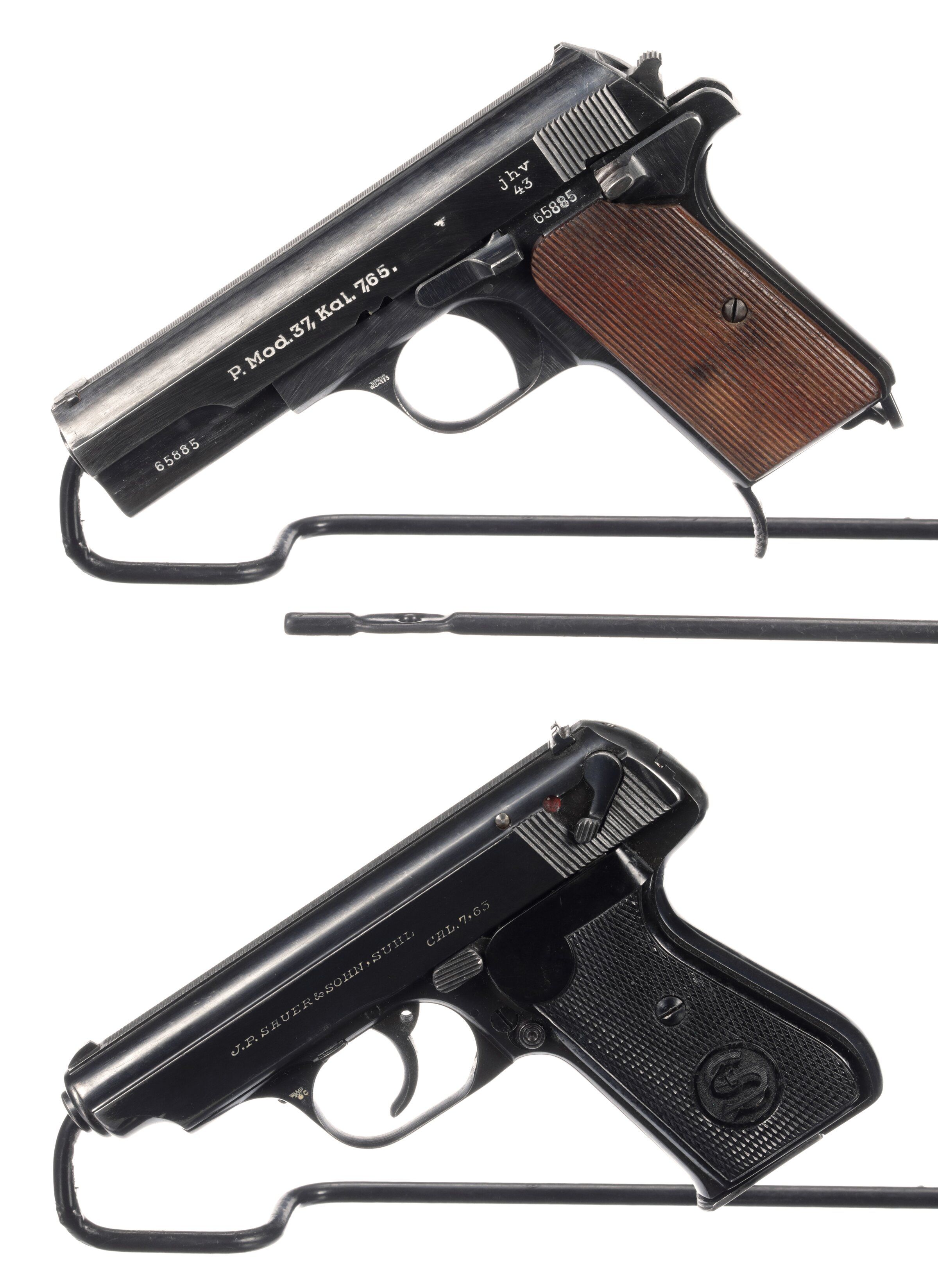 Two World War II German Military Pistols with Holsters | Rock Island ...