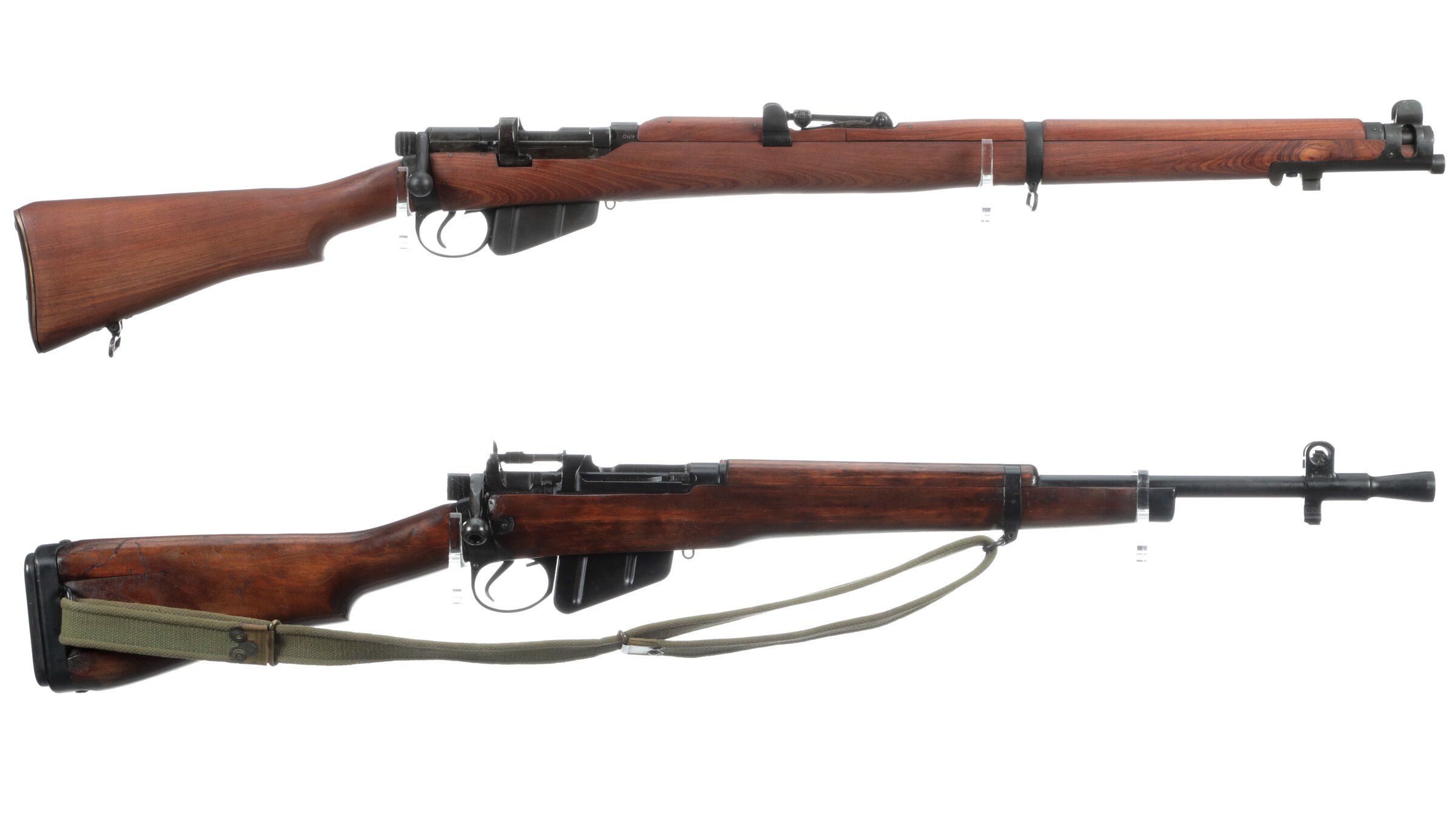 Two British Commonwealth SMLE Pattern Bolt Action Rifles | Rock Island ...