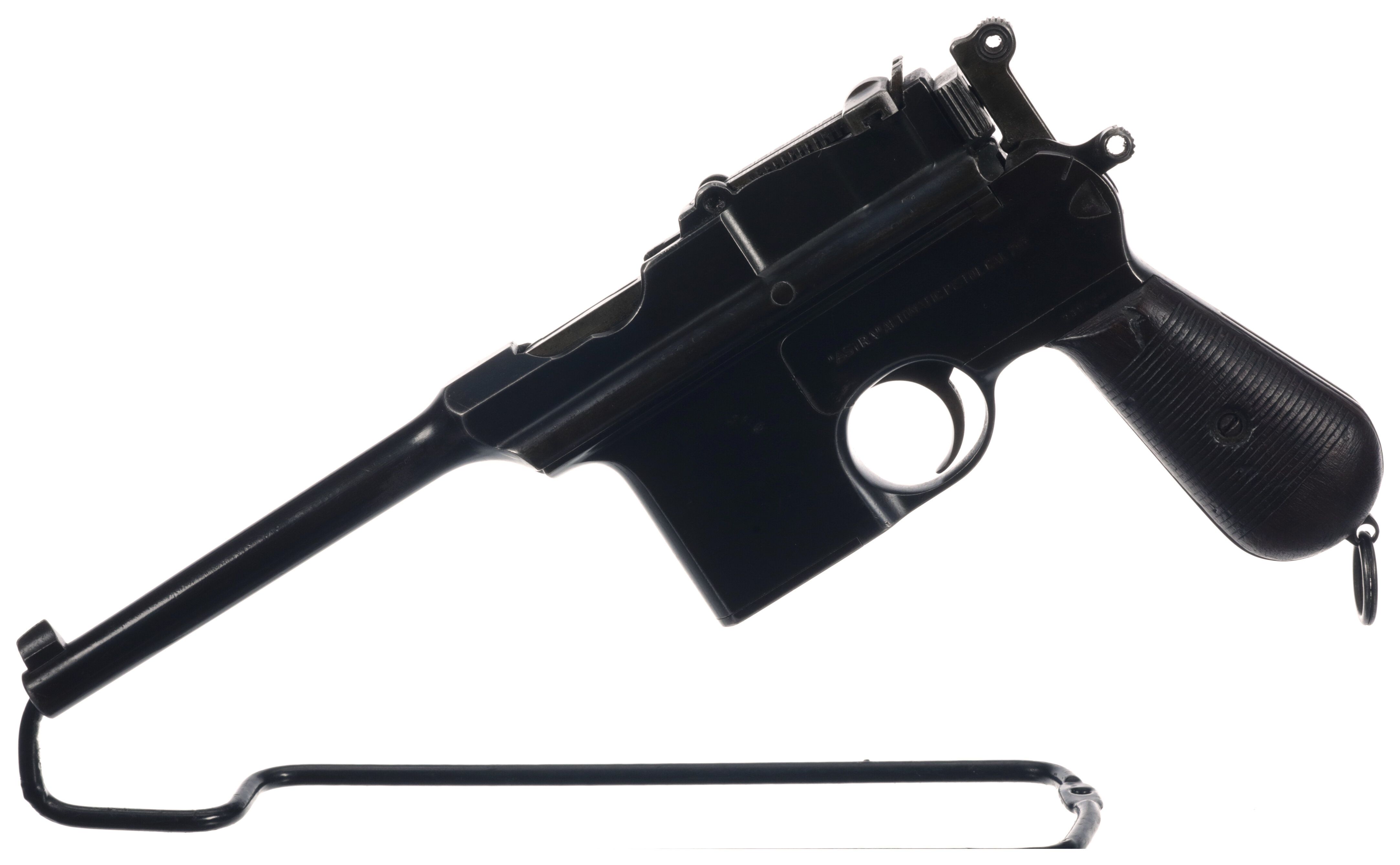 Spanish Astra Model 900 Broomhandle Pistol with Holster | Rock Island ...