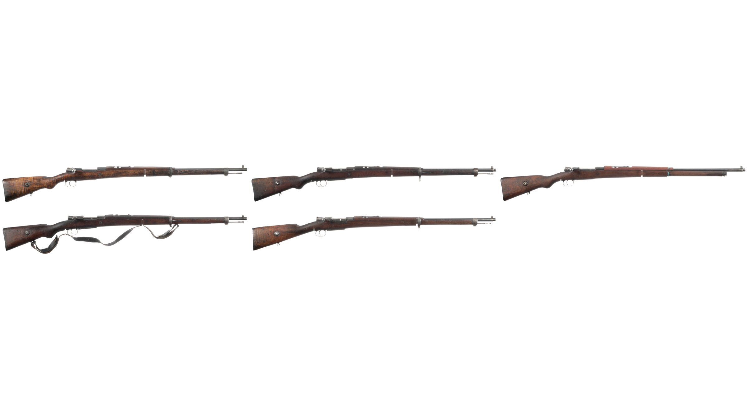 Five Turkish Military Mauser Bolt Action Rifles | Rock Island Auction