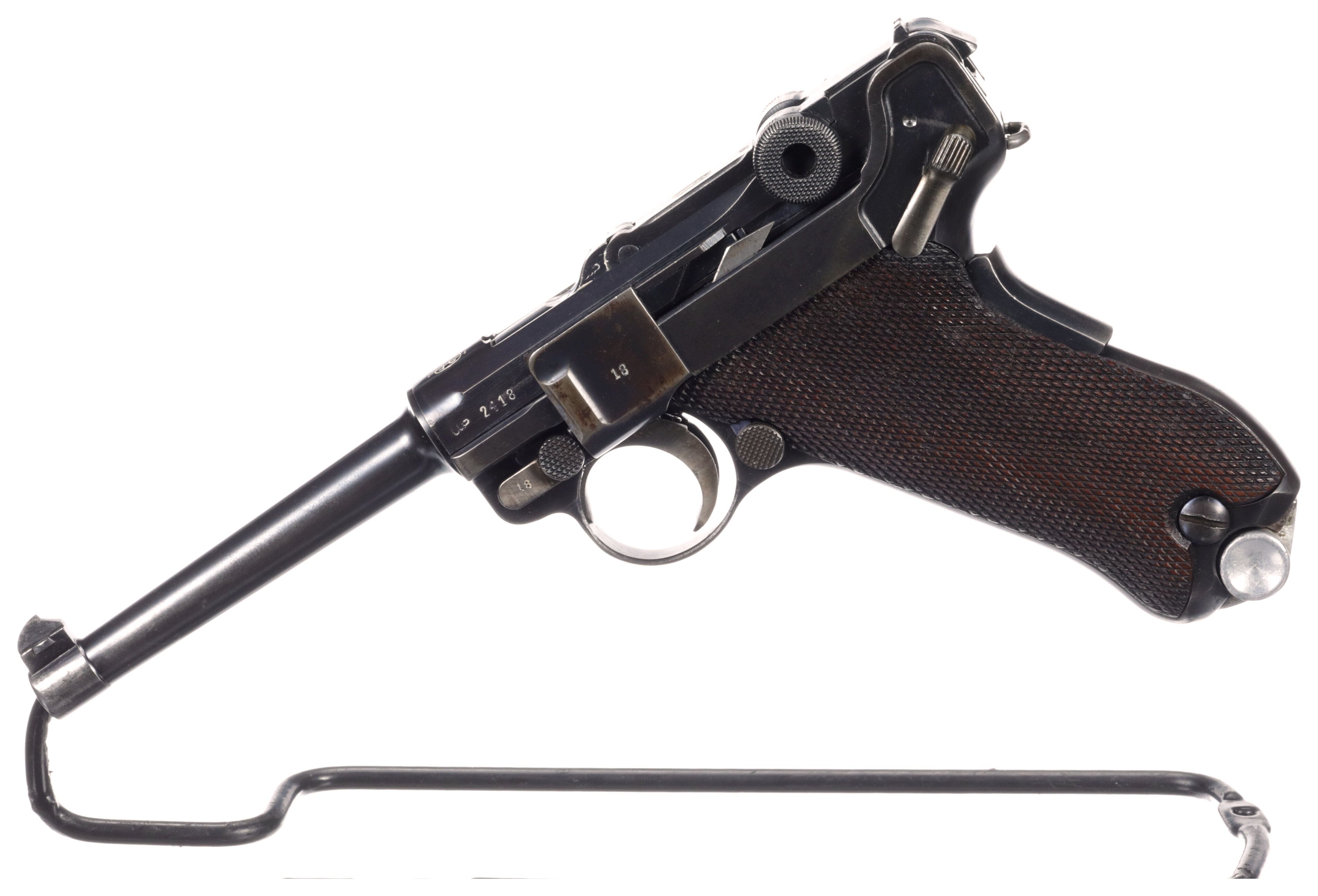 Portuguese Police Contract Mauser 1906/34 "GNR" Luger Pistol | Rock ...