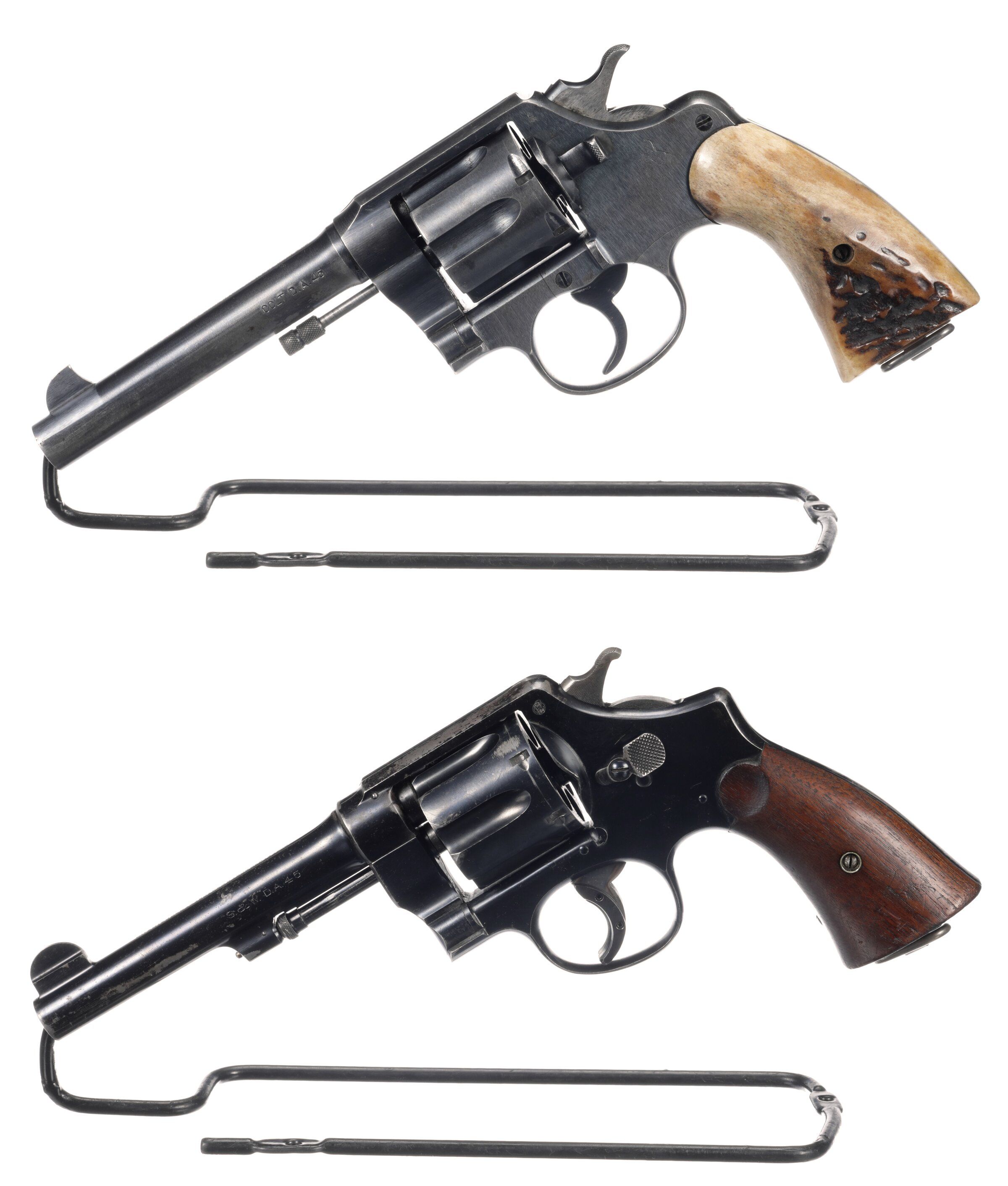 Two U.S. Model 1917 Double Action Revolvers | Rock Island Auction