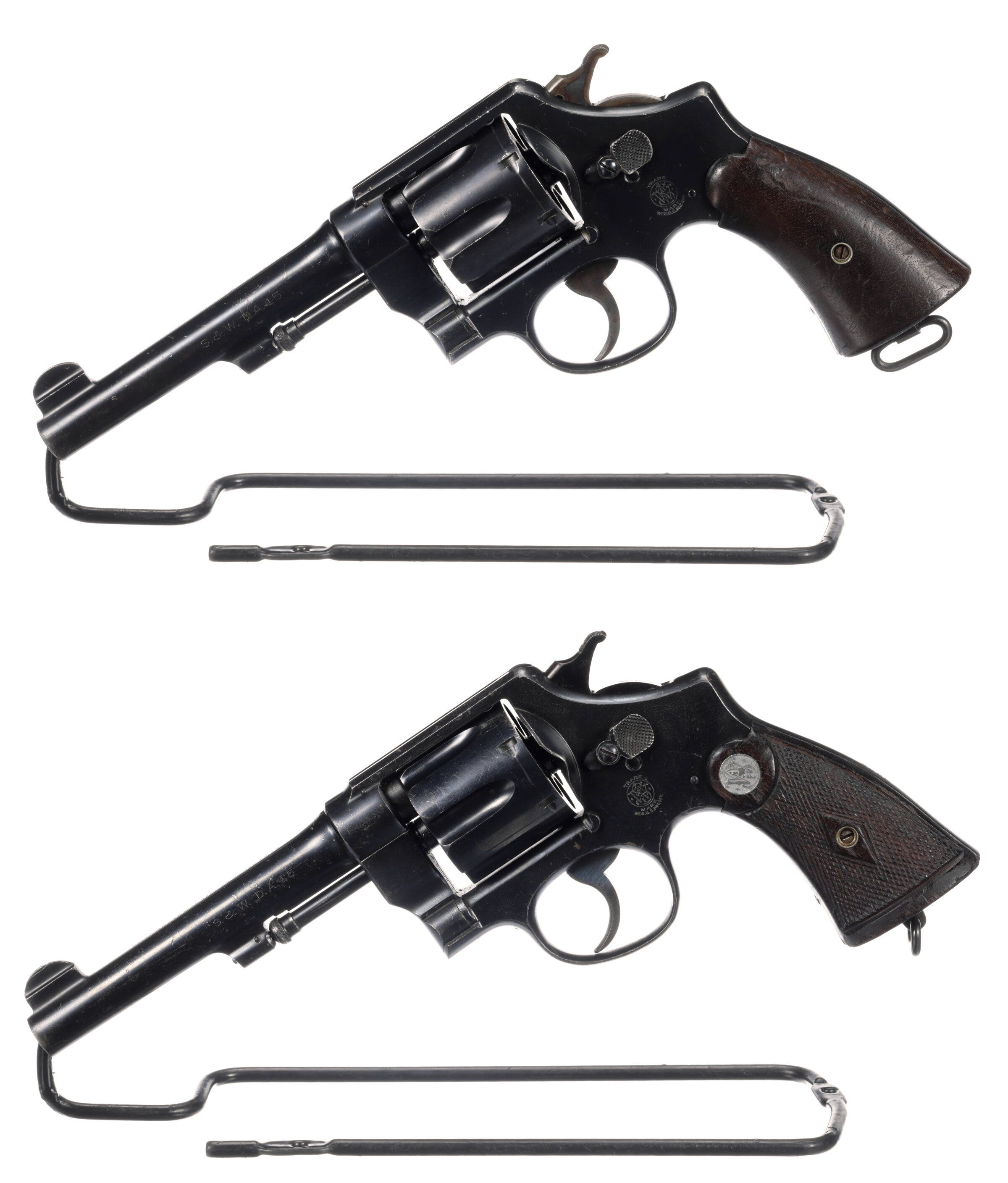 Two Brazilian Contract Smith & Wesson Model 1917 Revolvers | Rock Island Auction