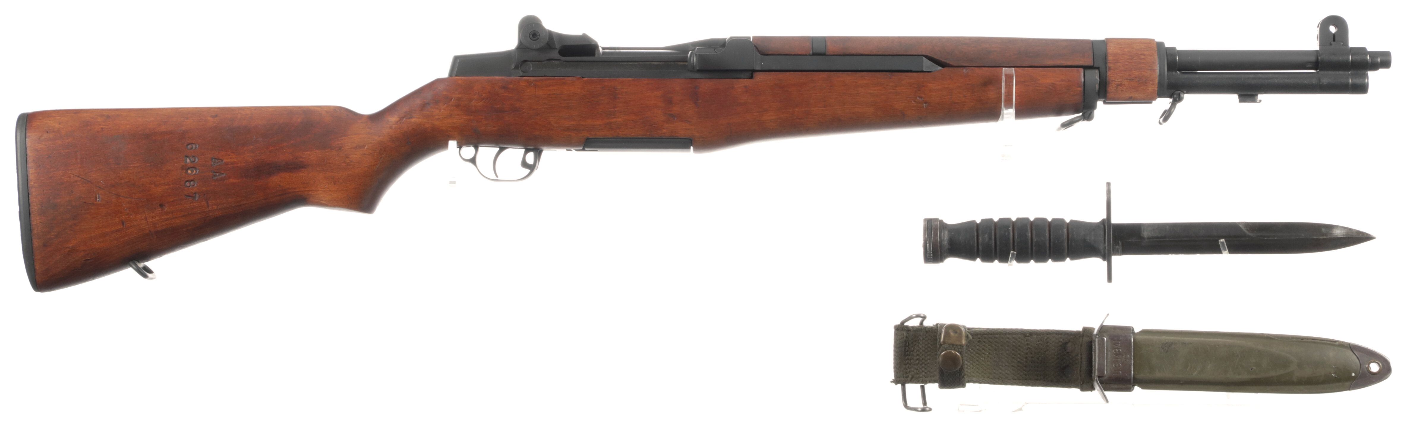 "Tanker" Springfield Armory M1 Garand Rifle with Bayonet | Rock Island ...