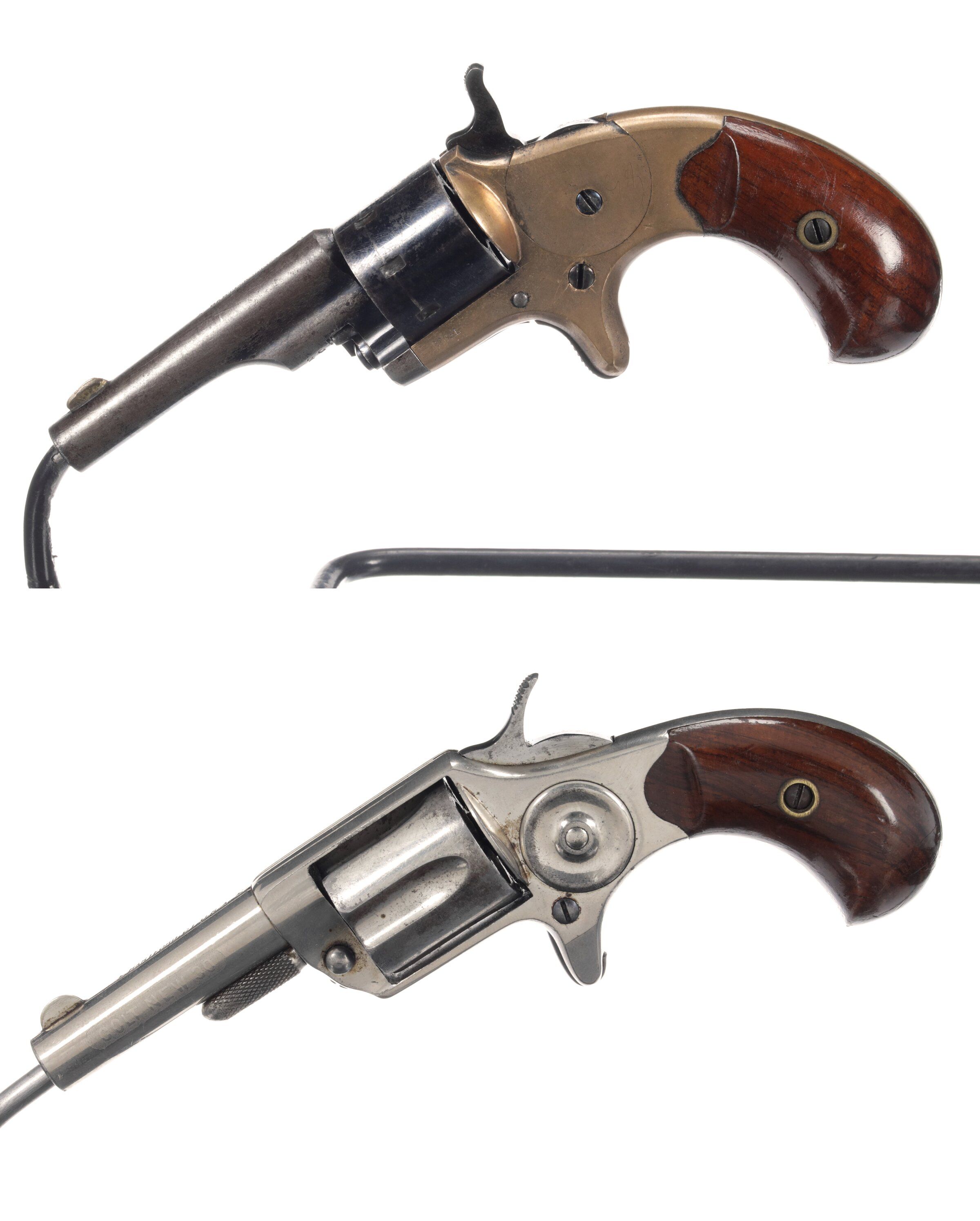 Two Colt Spur Trigger Pocket Revolvers with Factory Letters | Rock ...