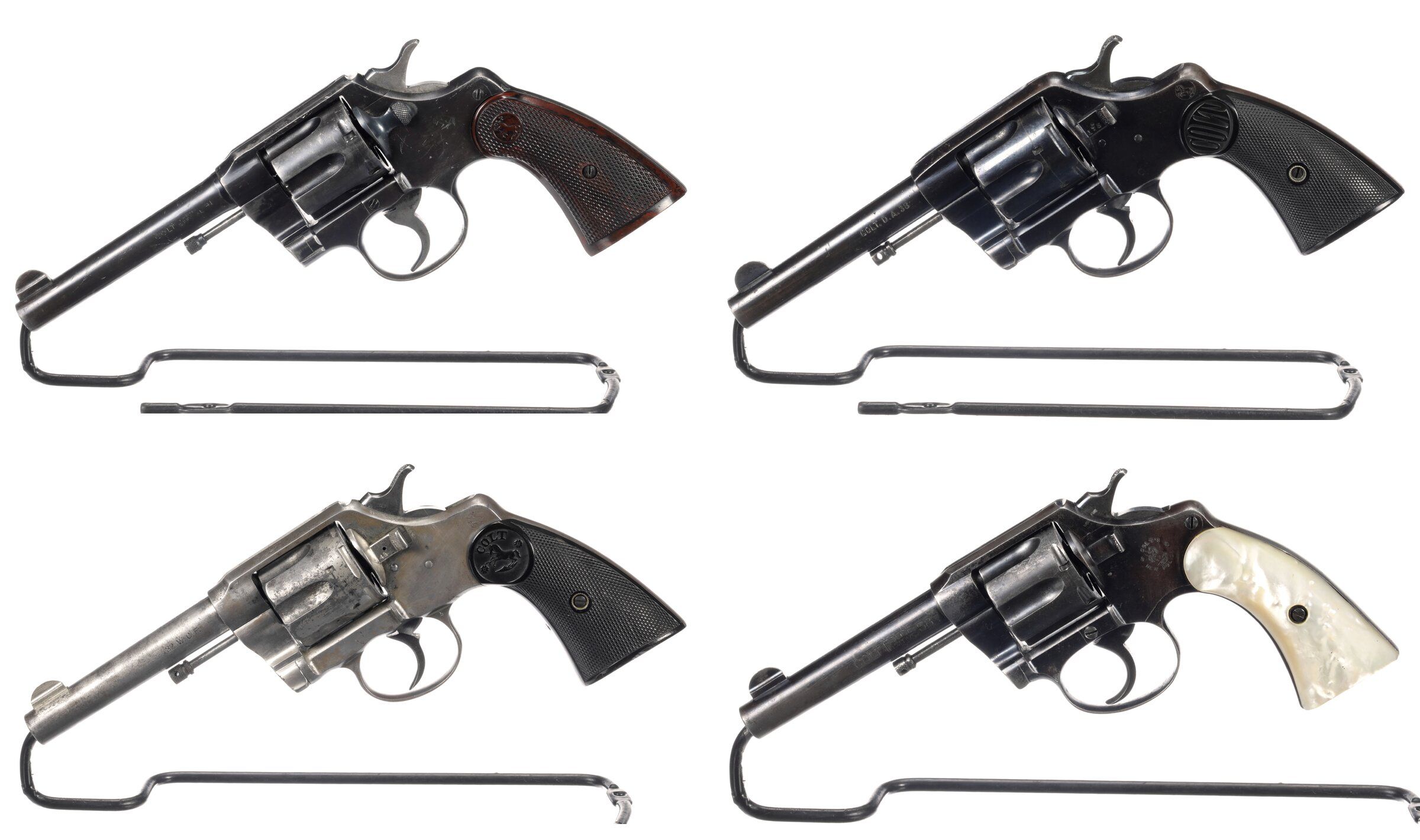 Four Colt Double Action Revolvers | Rock Island Auction
