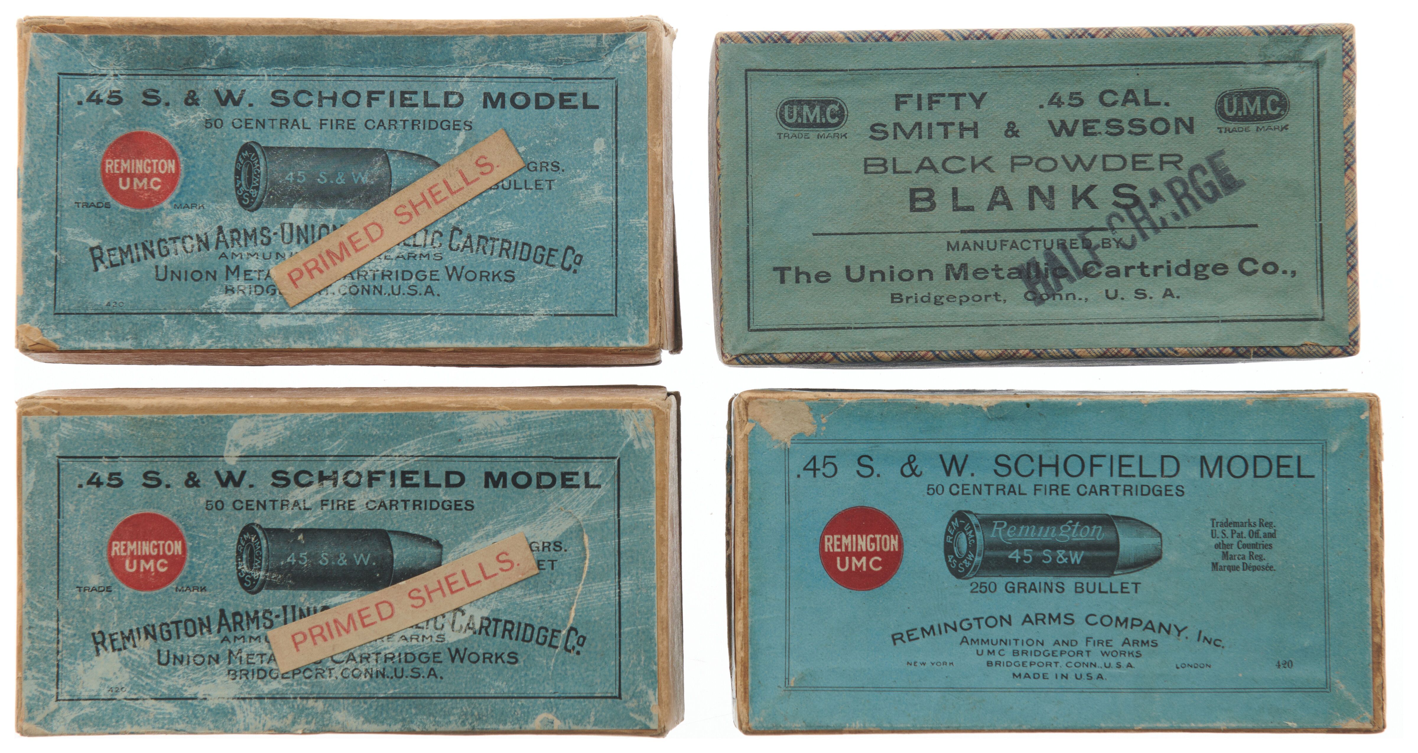 Lot of Vintage Smith & Wesson .45 S&W Schofield Ammunition | Rock ...