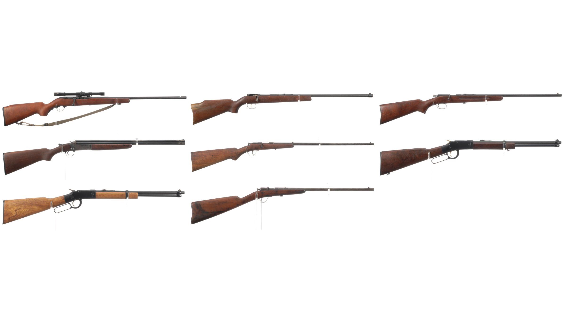 Eight Sporting Long Guns | Rock Island Auction