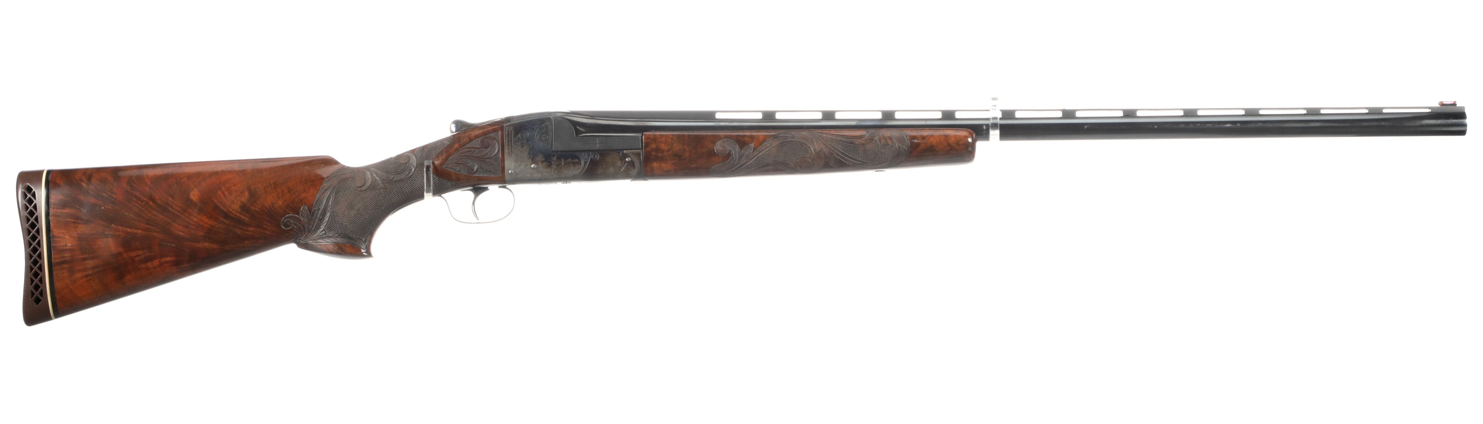 Engraved Ithaca Flues Grade 4E Single Barrel Trap Shotgun | Rock Island ...