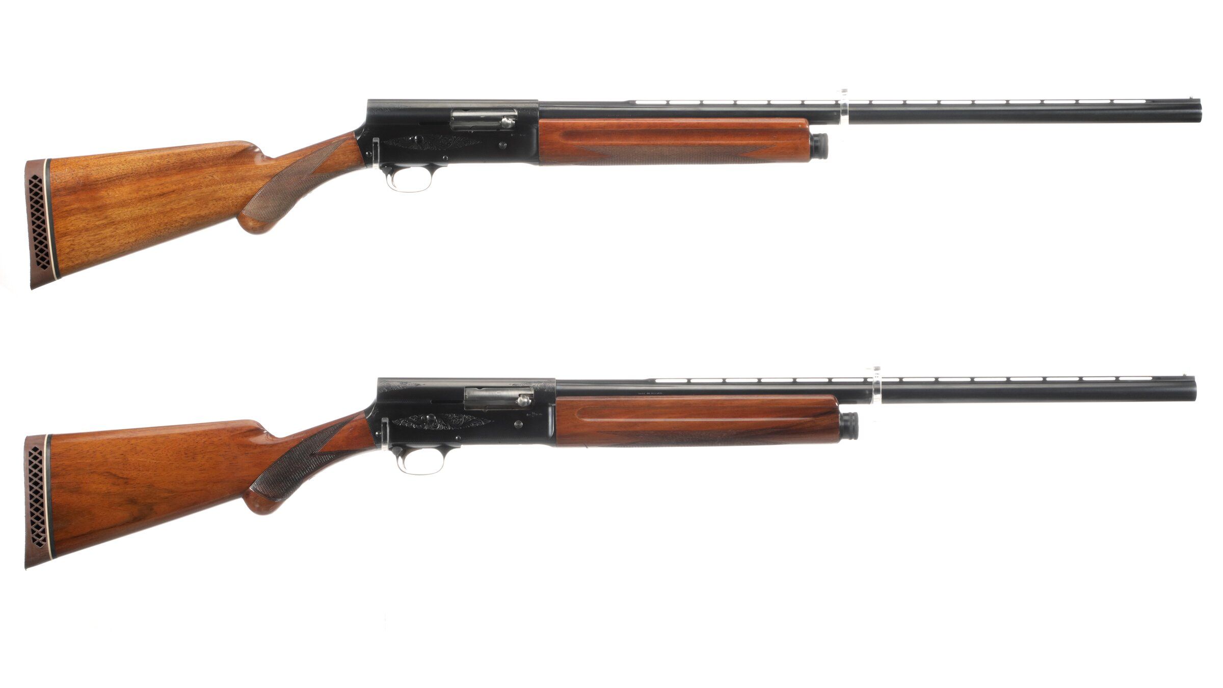 Two Belgian Browning Auto-5 Light Twelve Semi-Automatic Shotguns | Rock ...