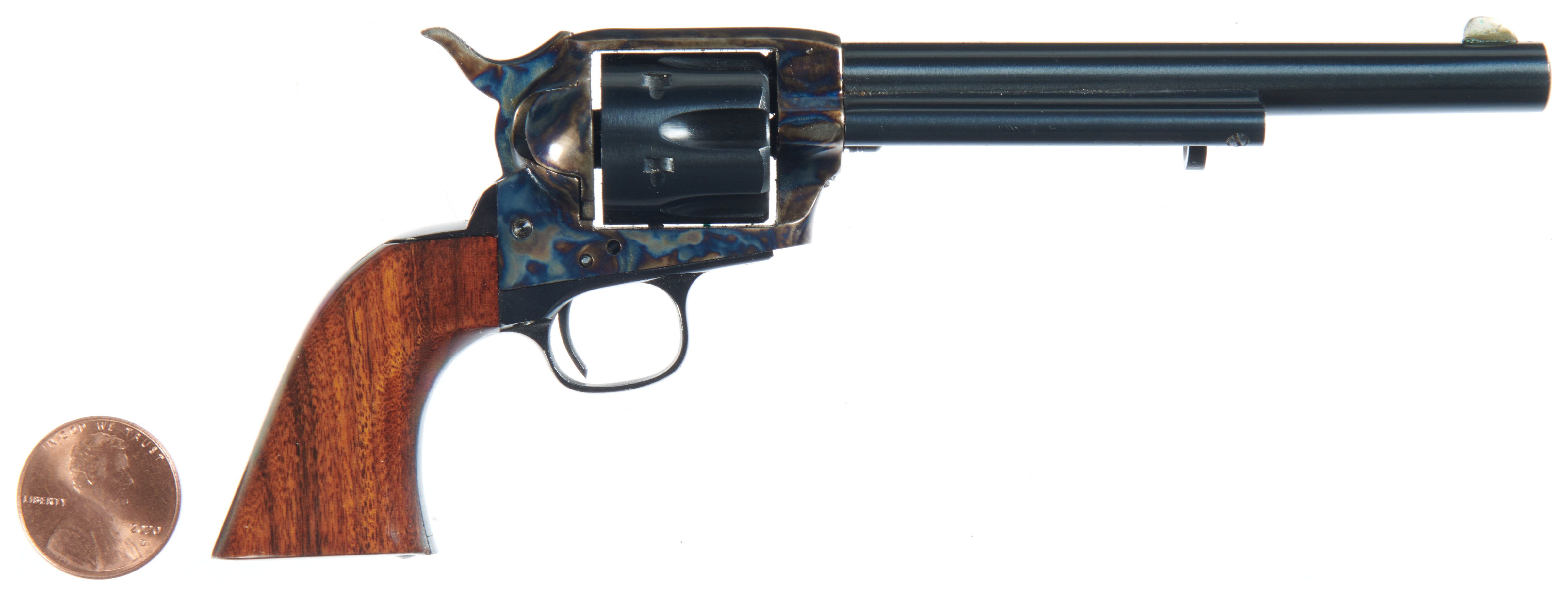 Miniature Uberti Single Action Army Revolver with Belt Rig | Rock ...