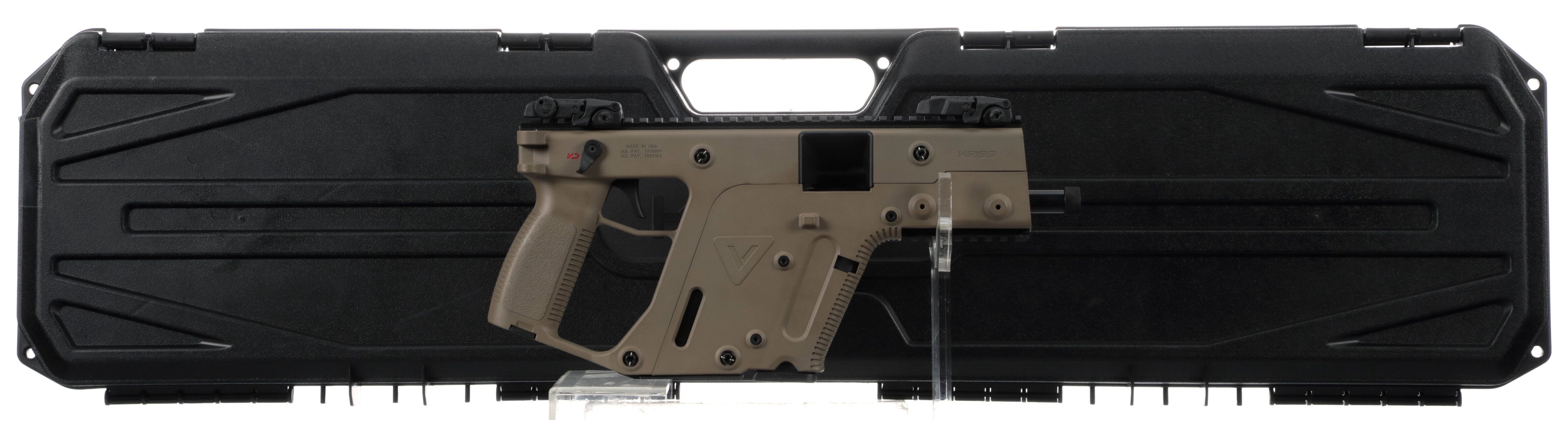 KRISS Vector SBR Semi-Automatic Pistol with Case | Rock Island Auction