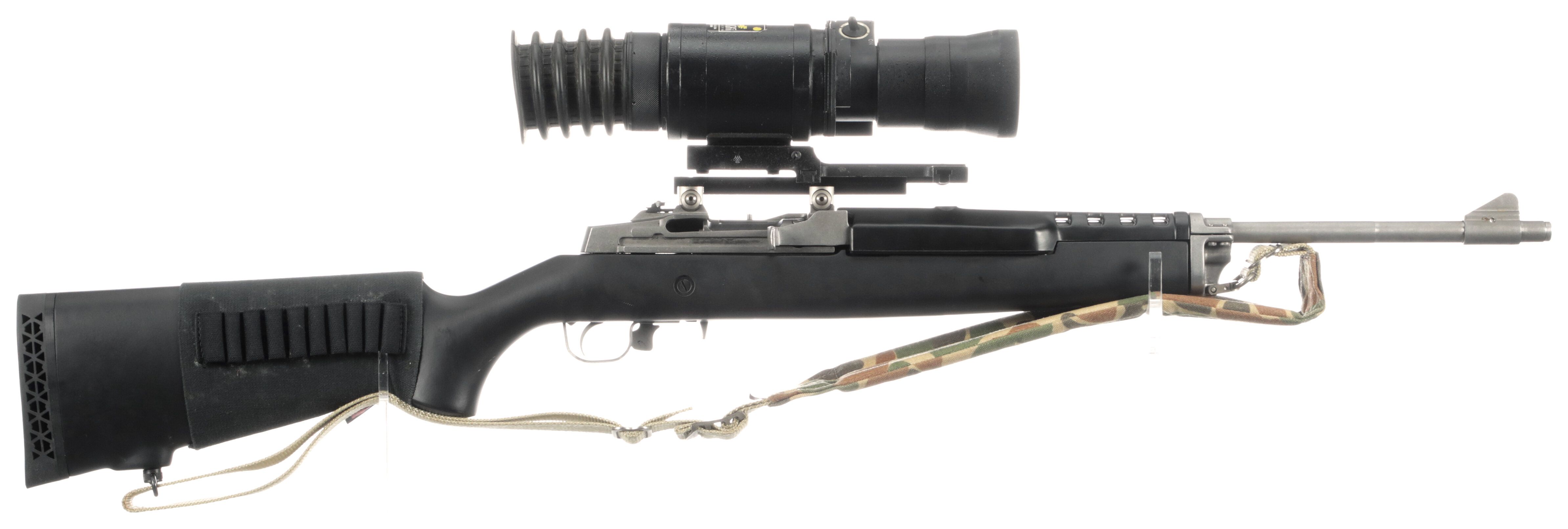 Ruger Mini-14 Ranch Semi-Automatic Rifle with Night Vision Scope | Rock ...