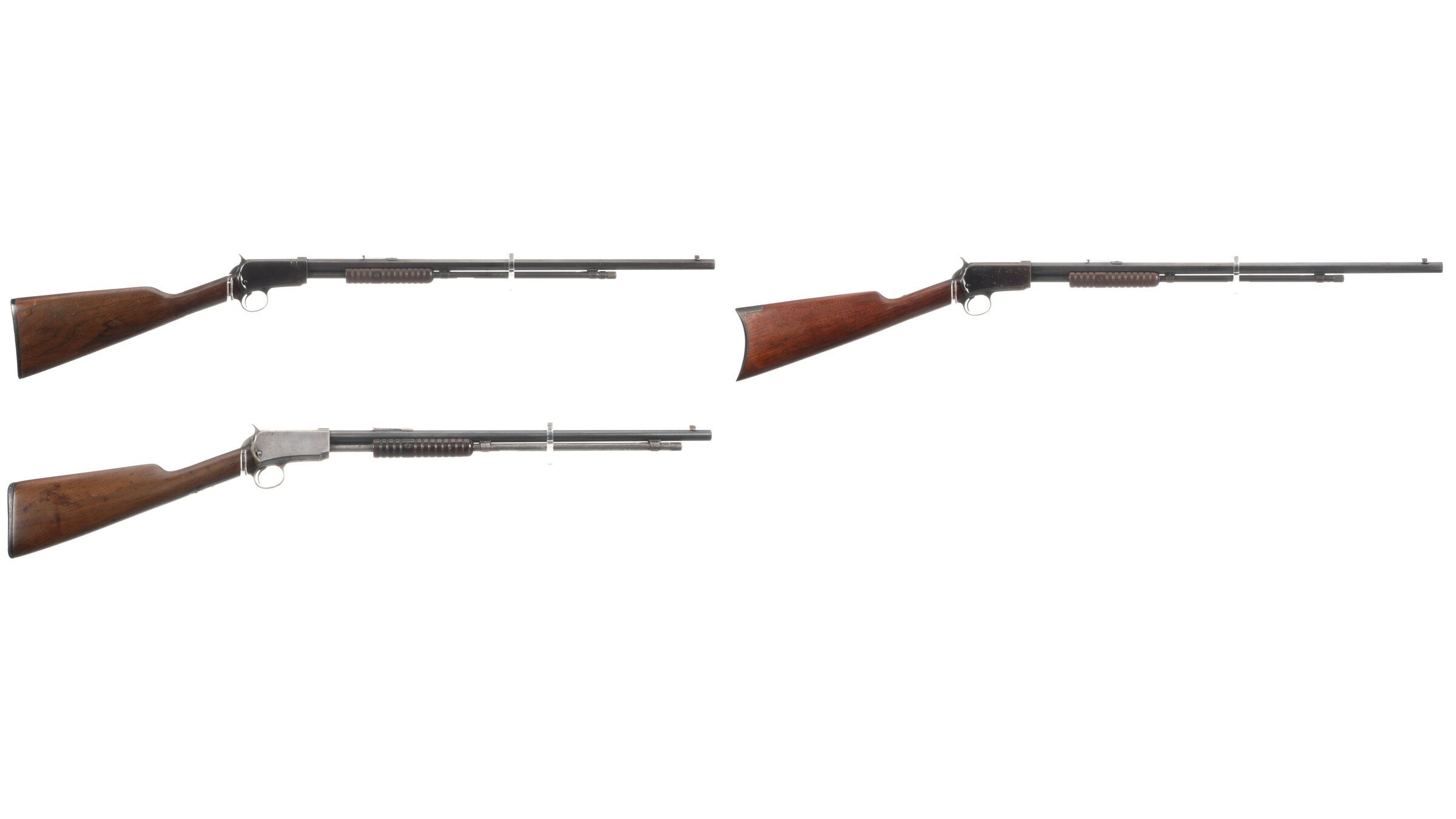 Three Winchester Slide Action Rifles | Rock Island Auction