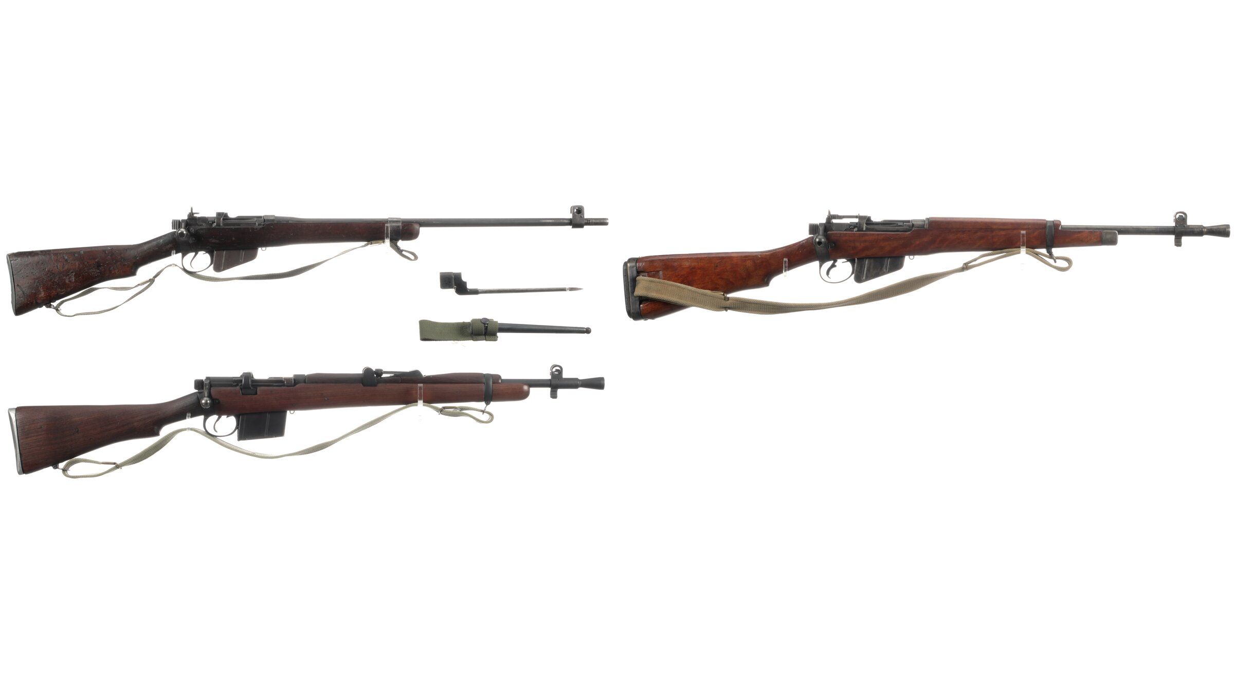 Three British Commonwealth Military Bolt Action Rifles | Rock Island ...