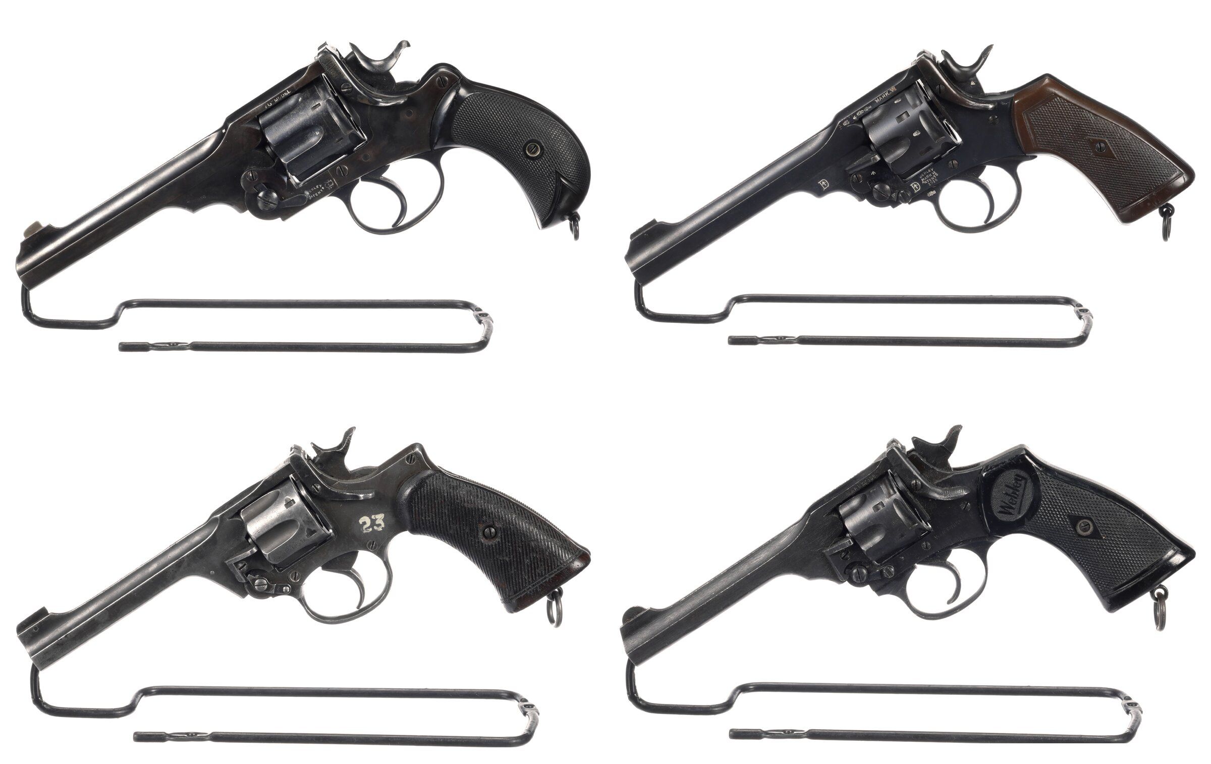Four British Double Action Revolvers | Rock Island Auction