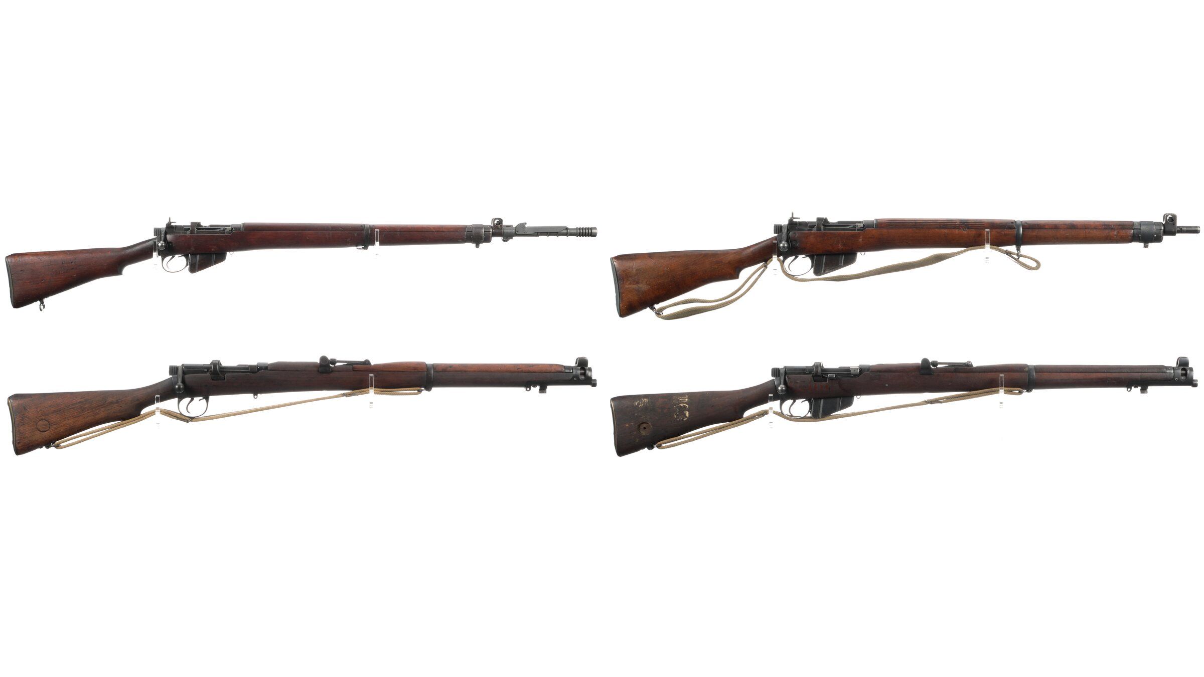 Four Military Enfield Pattern Bolt Action Rifles | Rock Island Auction