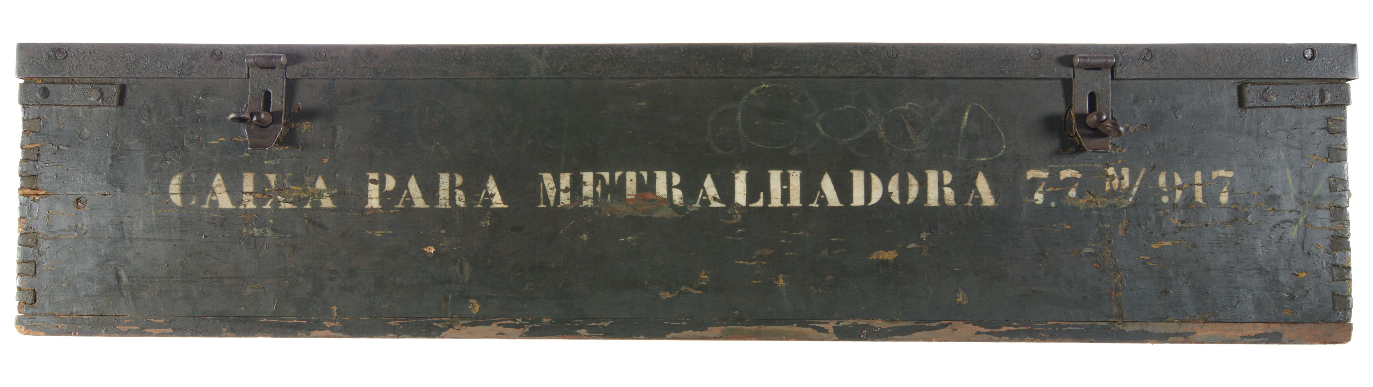 Transport Chest for a Portuguese Vickers M/917 Machine Gun | Rock ...