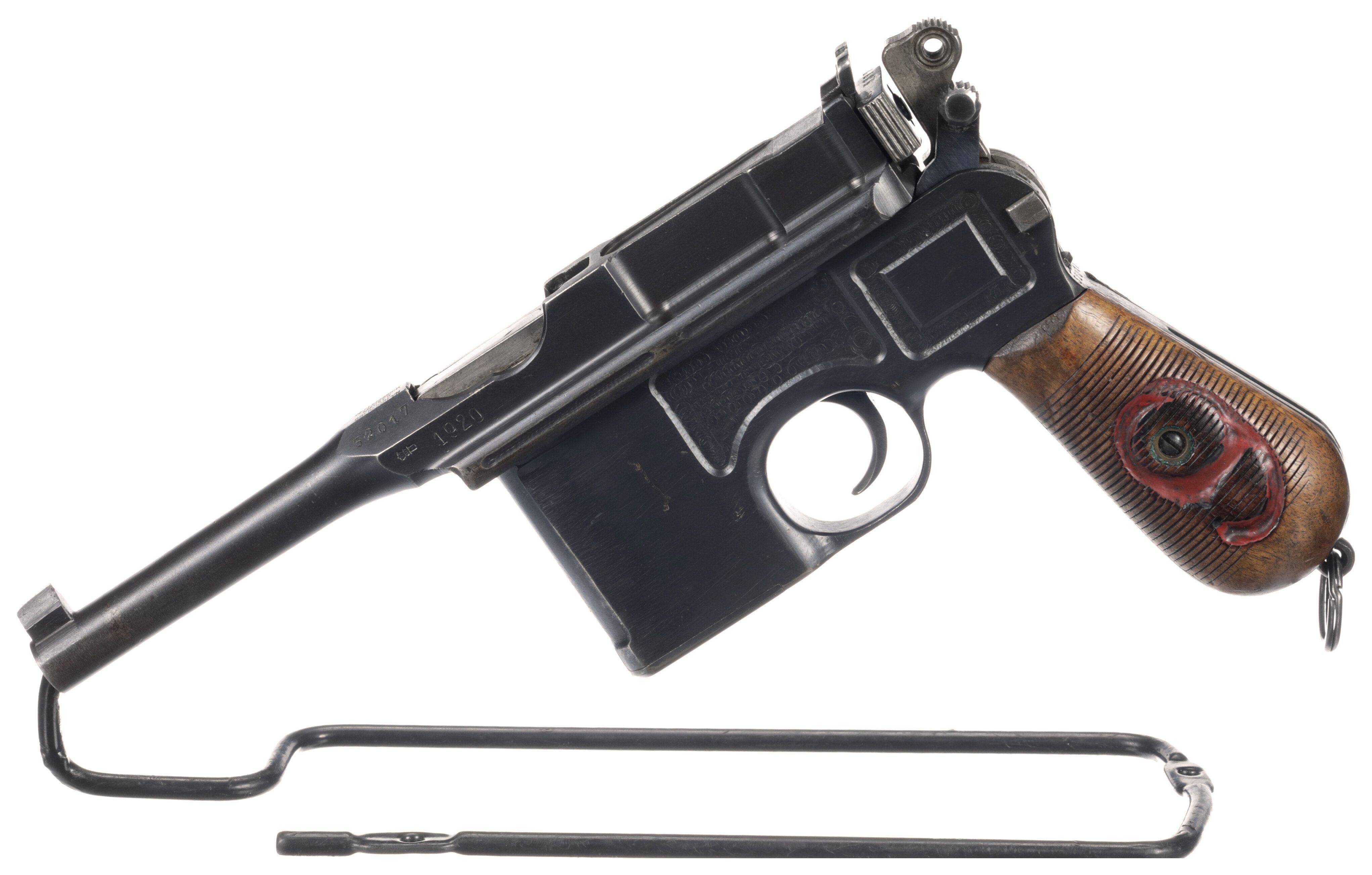 Mauser Model 1896 Broomhandle "Red 9" Semi-Automatic Pistol | Rock ...