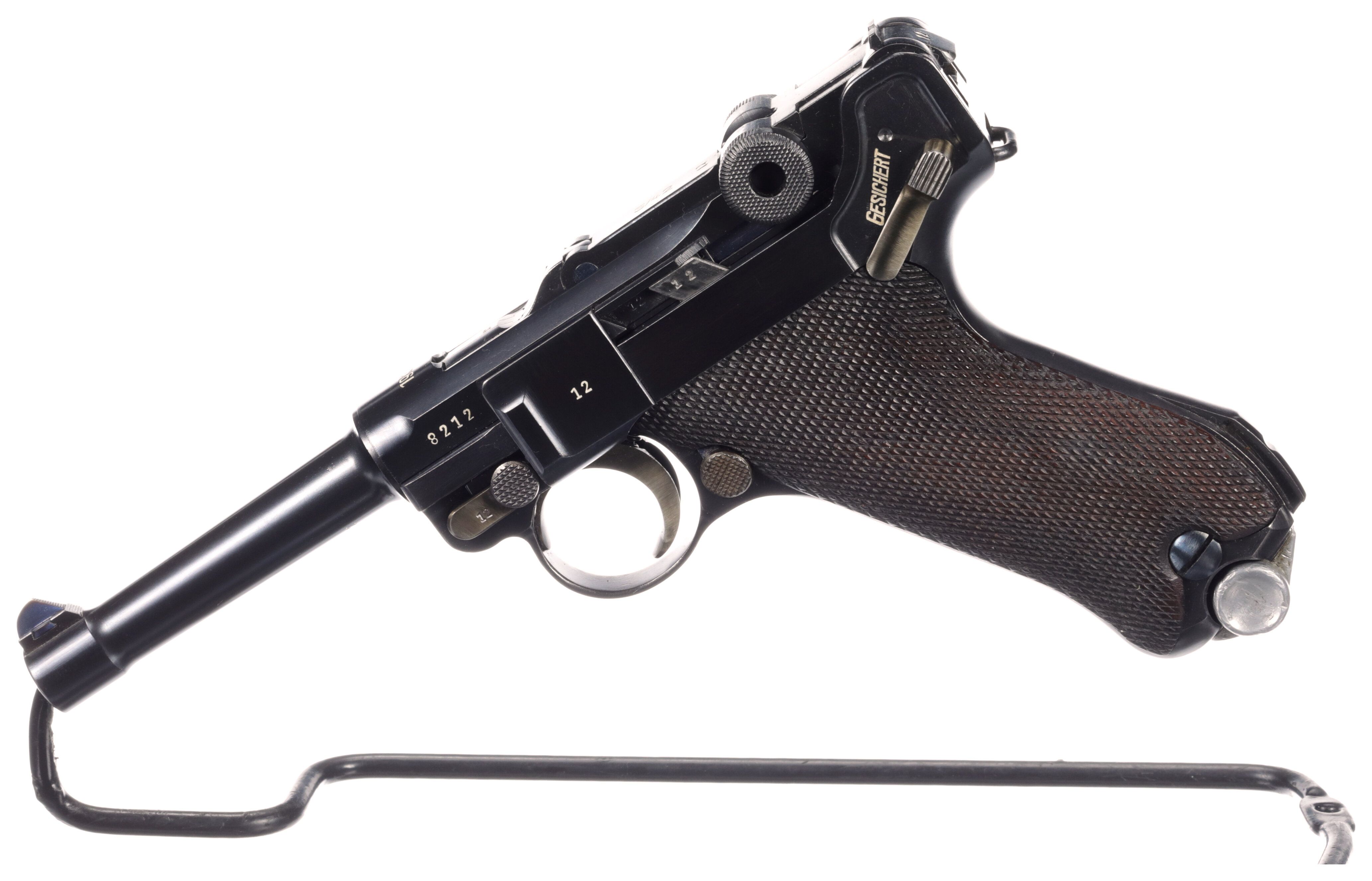 Mauser "S/42" Code "1936" Date Luger Pistol with Holster | Rock Island ...