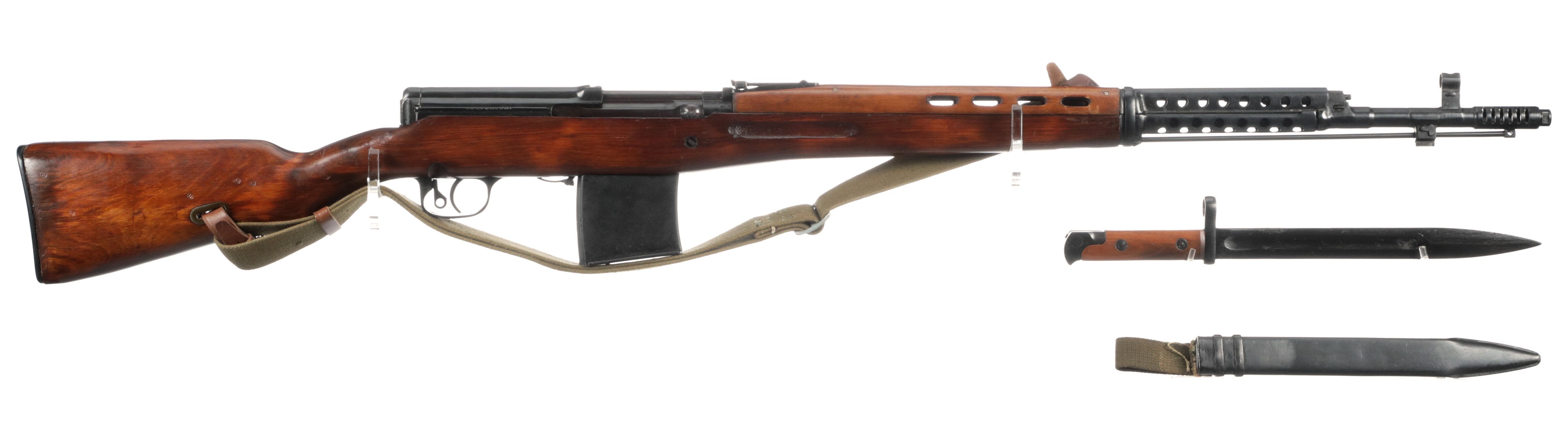 Soviet Izhevsk SVT-40 Semi-Automatic Rifle with Bayonet | Rock Island ...