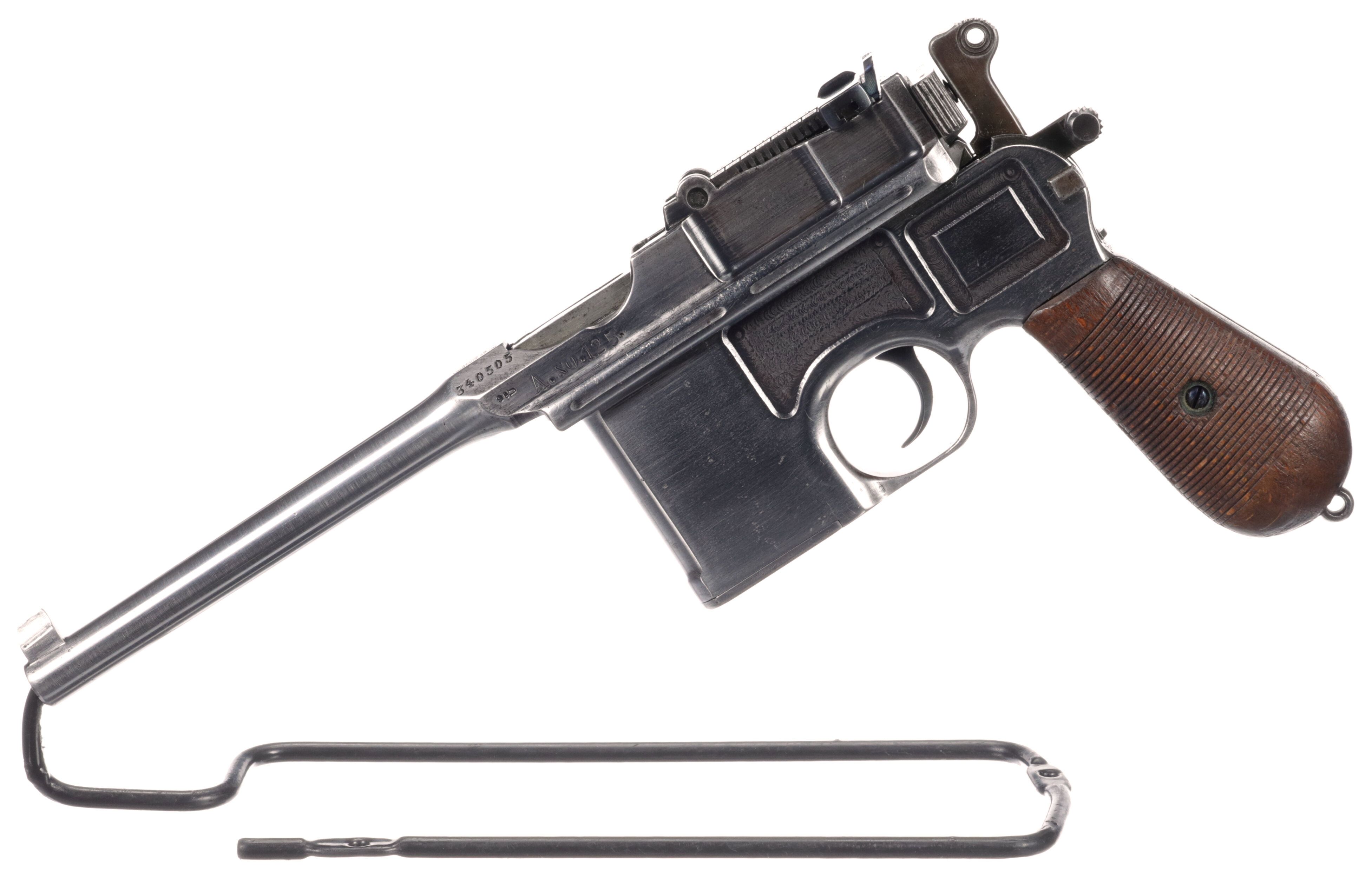 German Mauser C96 Broomhandle Semi-Automatic Pistol | Rock Island Auction