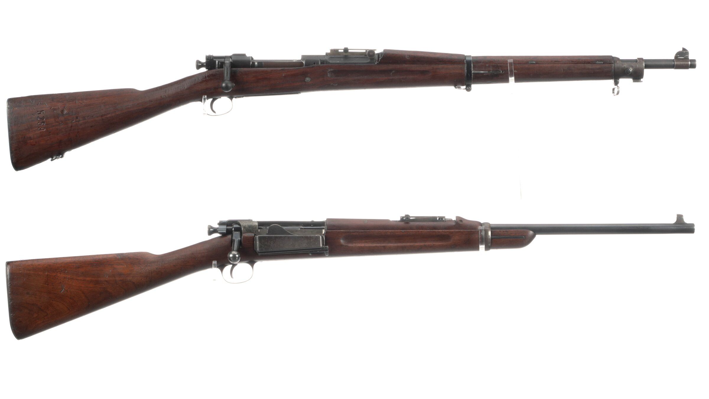 Two U.S. Springfield Armory Military Bolt Action Rifles | Rock Island ...