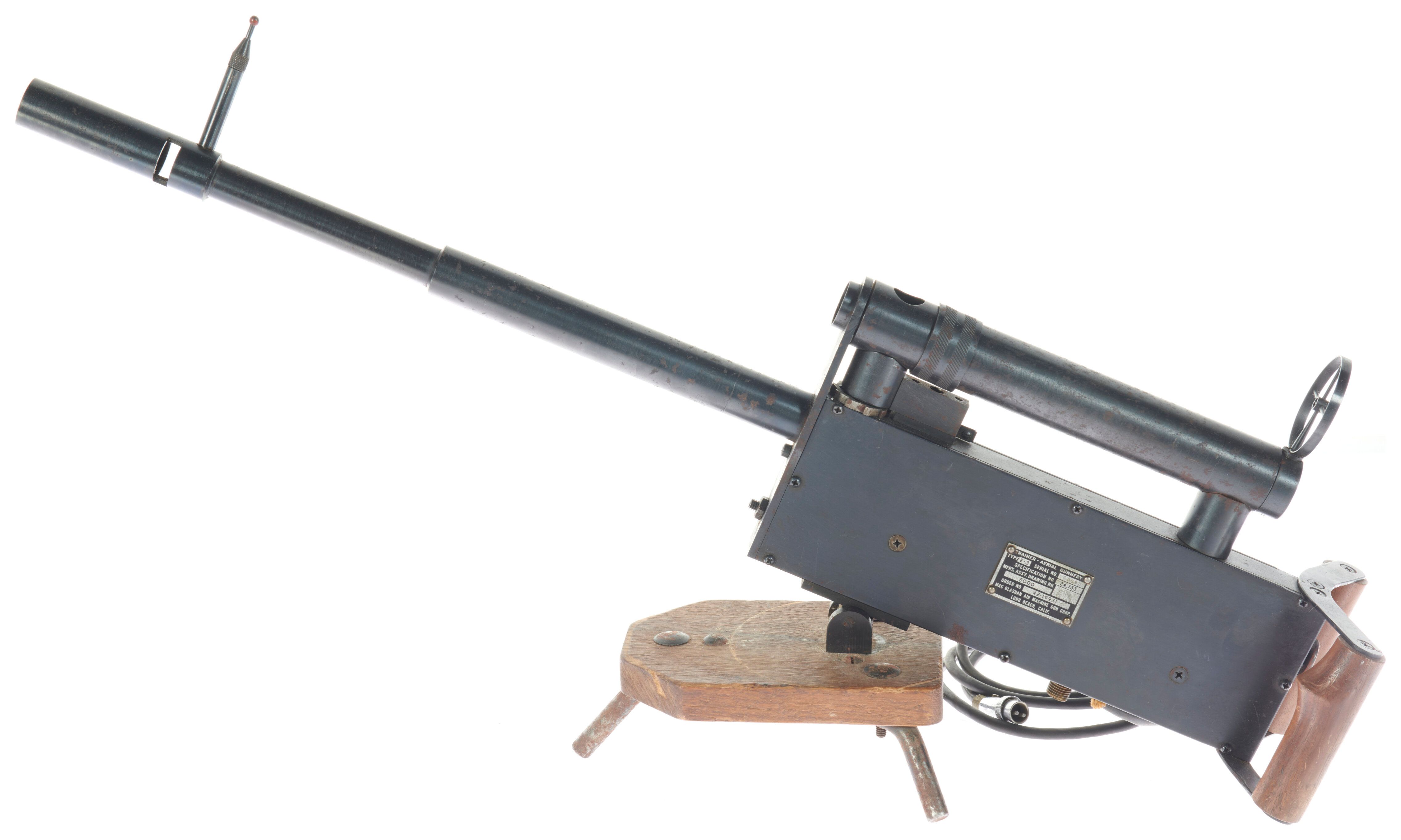 Mac Glashan Air Machine Gun Corp. E-3 Aerial Gunnery Trainer | Rock ...