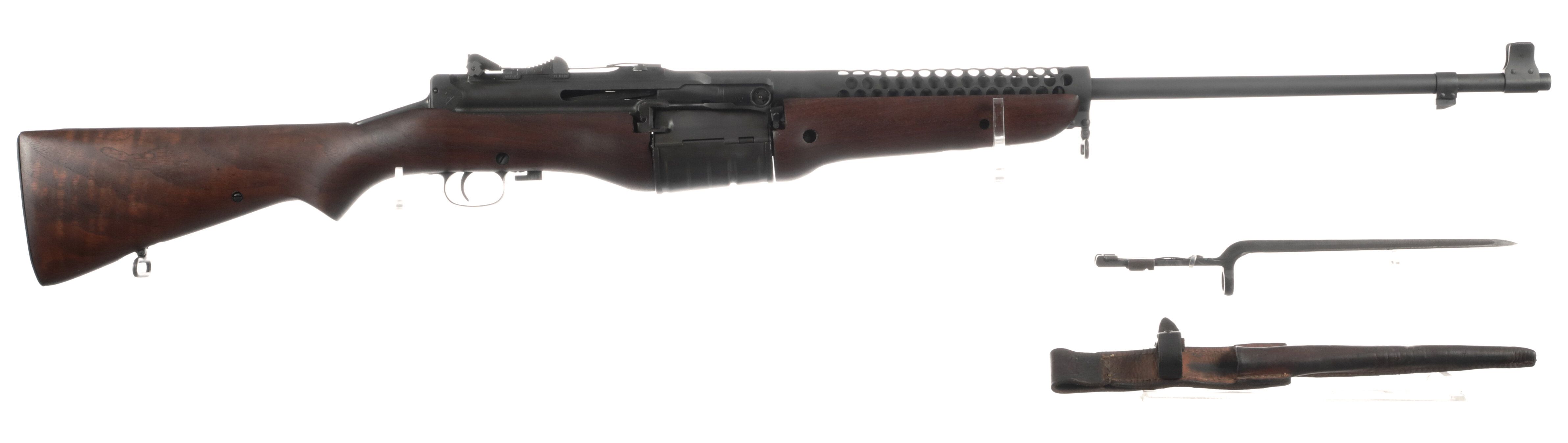 U.S. Johnson Model 1941 Semi-Automatic Rifle with Bayonet | Rock Island ...