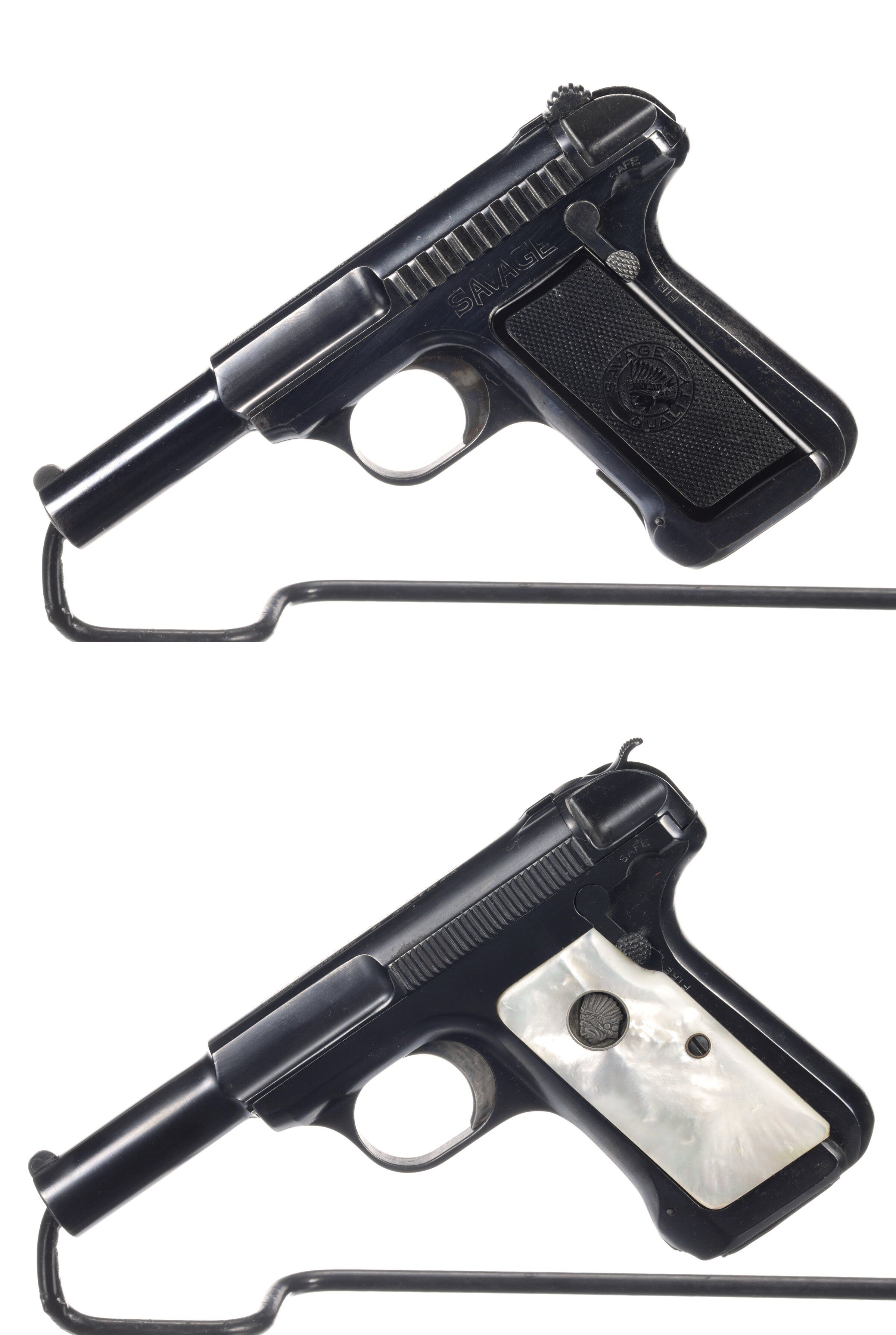 Two Savage Model 1907 Semi-Automatic Pistols | Rock Island Auction