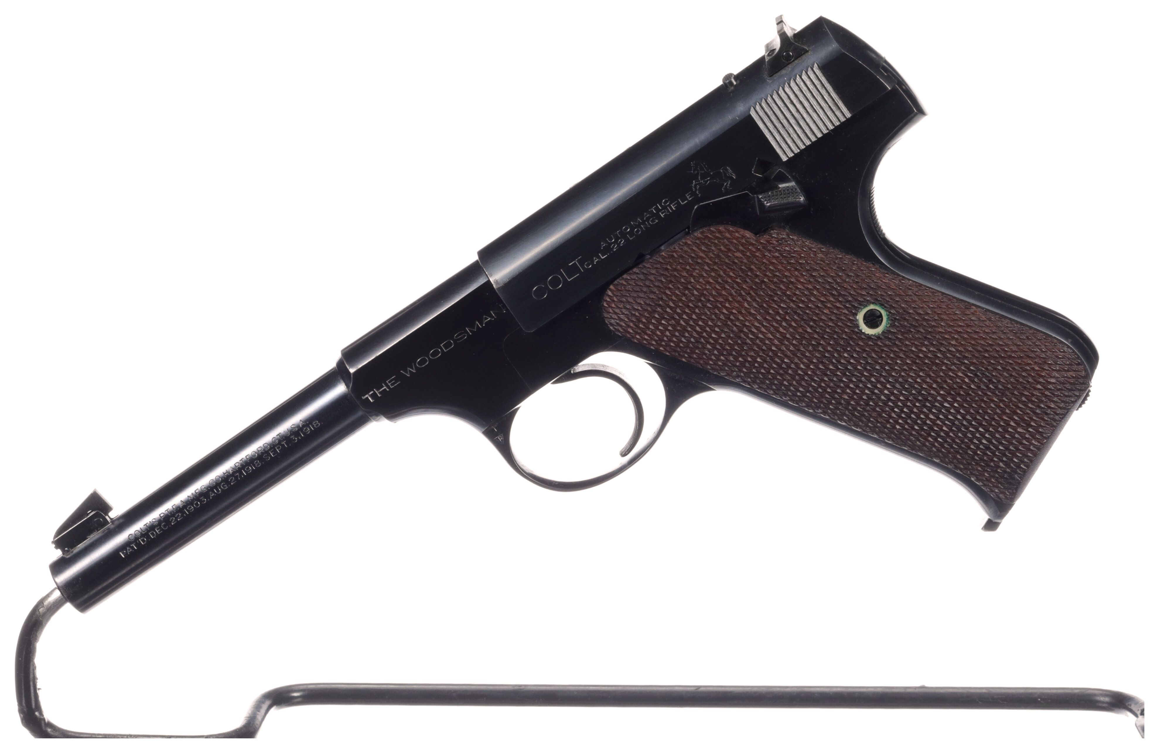 Colt First Series Woodsman Sport Pistol with Case | Rock Island Auction