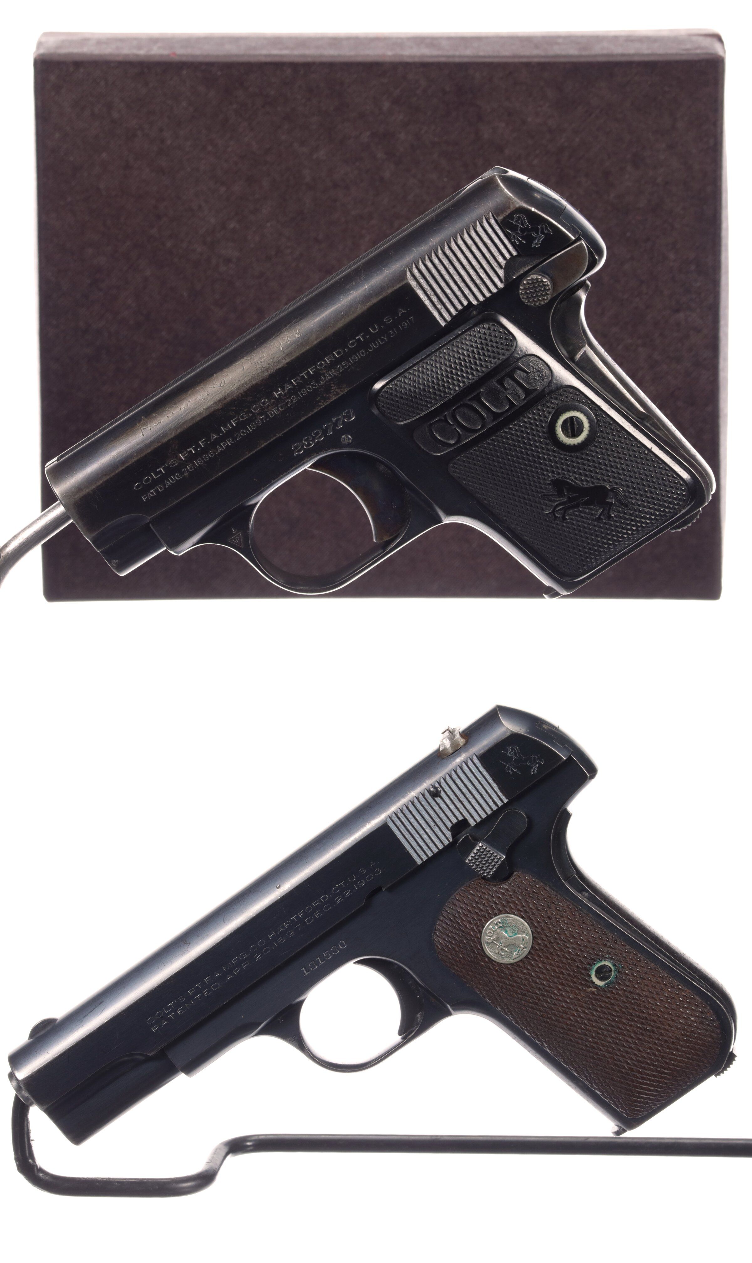 Two Colt Semi-Automatic Pistols | Rock Island Auction