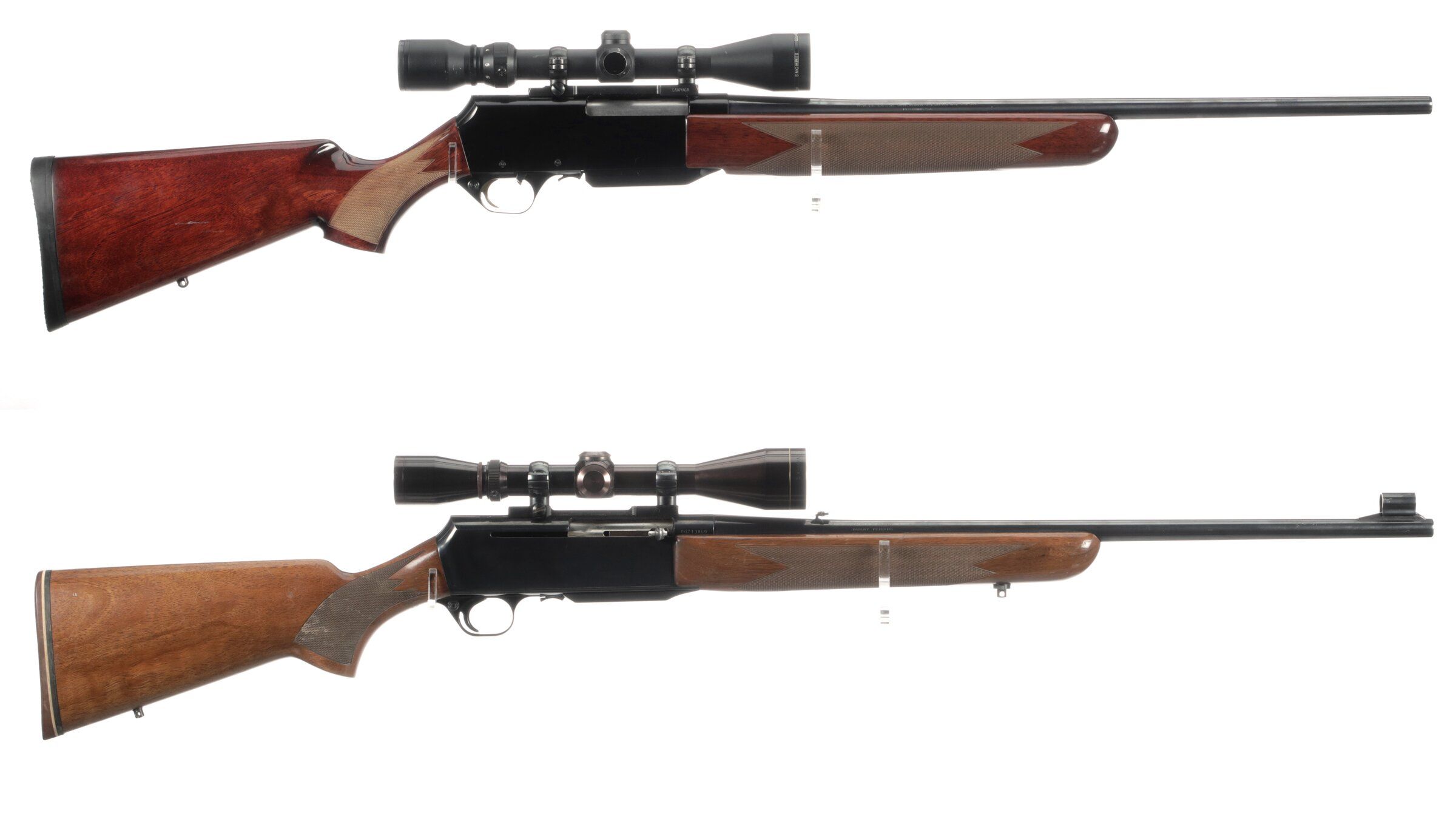 Two Browning Rifles with Scopes | Rock Island Auction