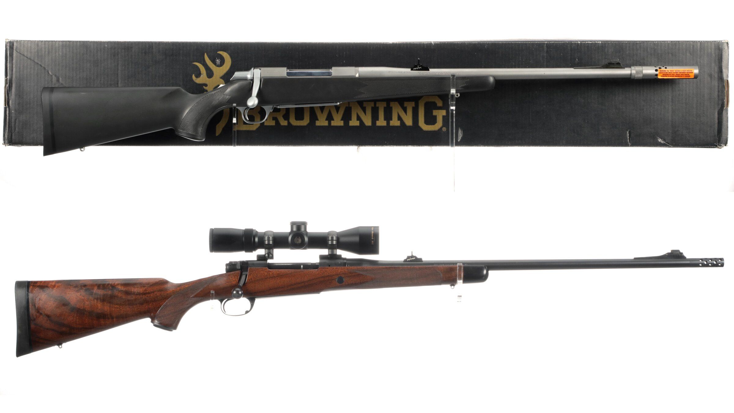 Two .375 H&H Bolt Action Rifles | Rock Island Auction