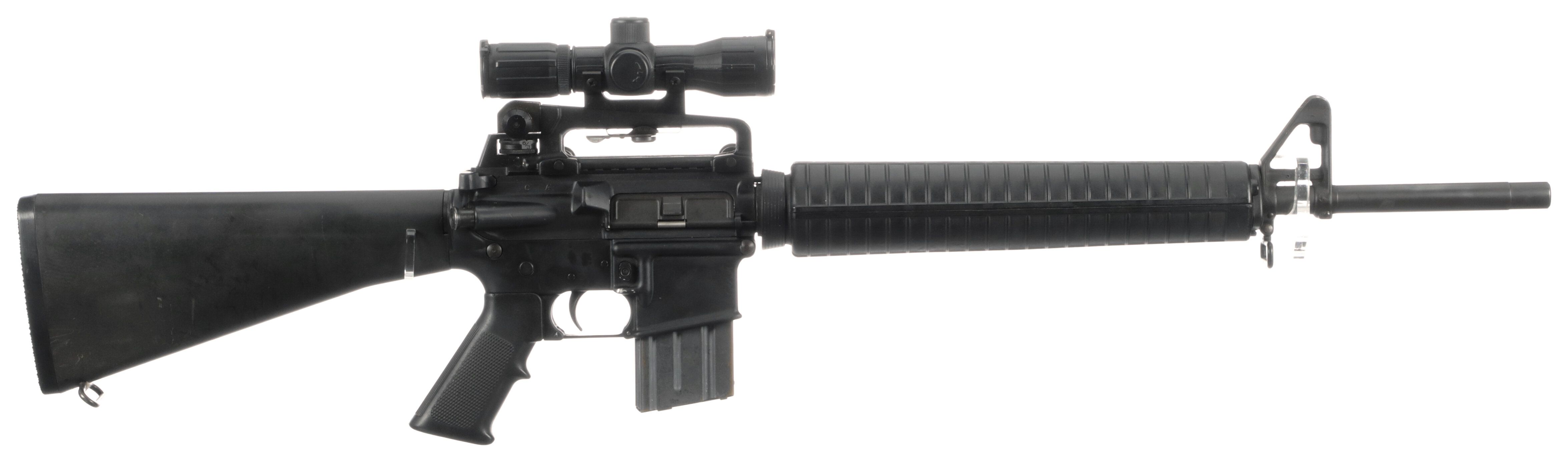 Colt Match Target Competition HBAR Rifle with Scope | Rock Island Auction