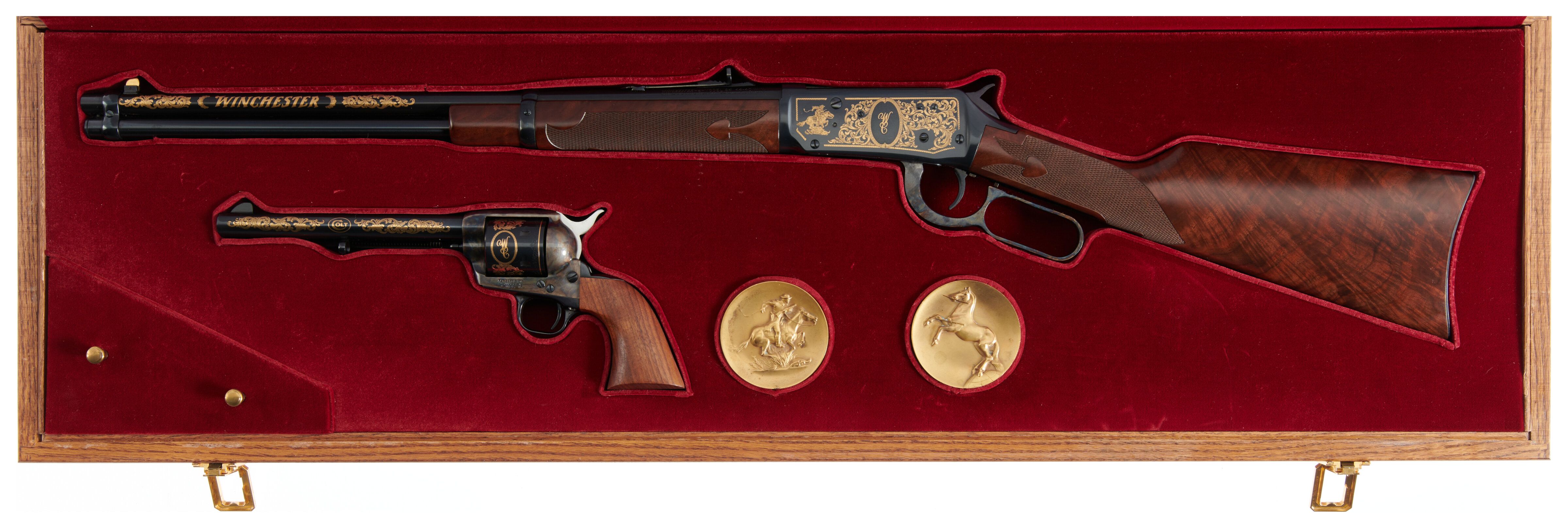 Cased Winchester-Colt Commemorative Set | Rock Island Auction