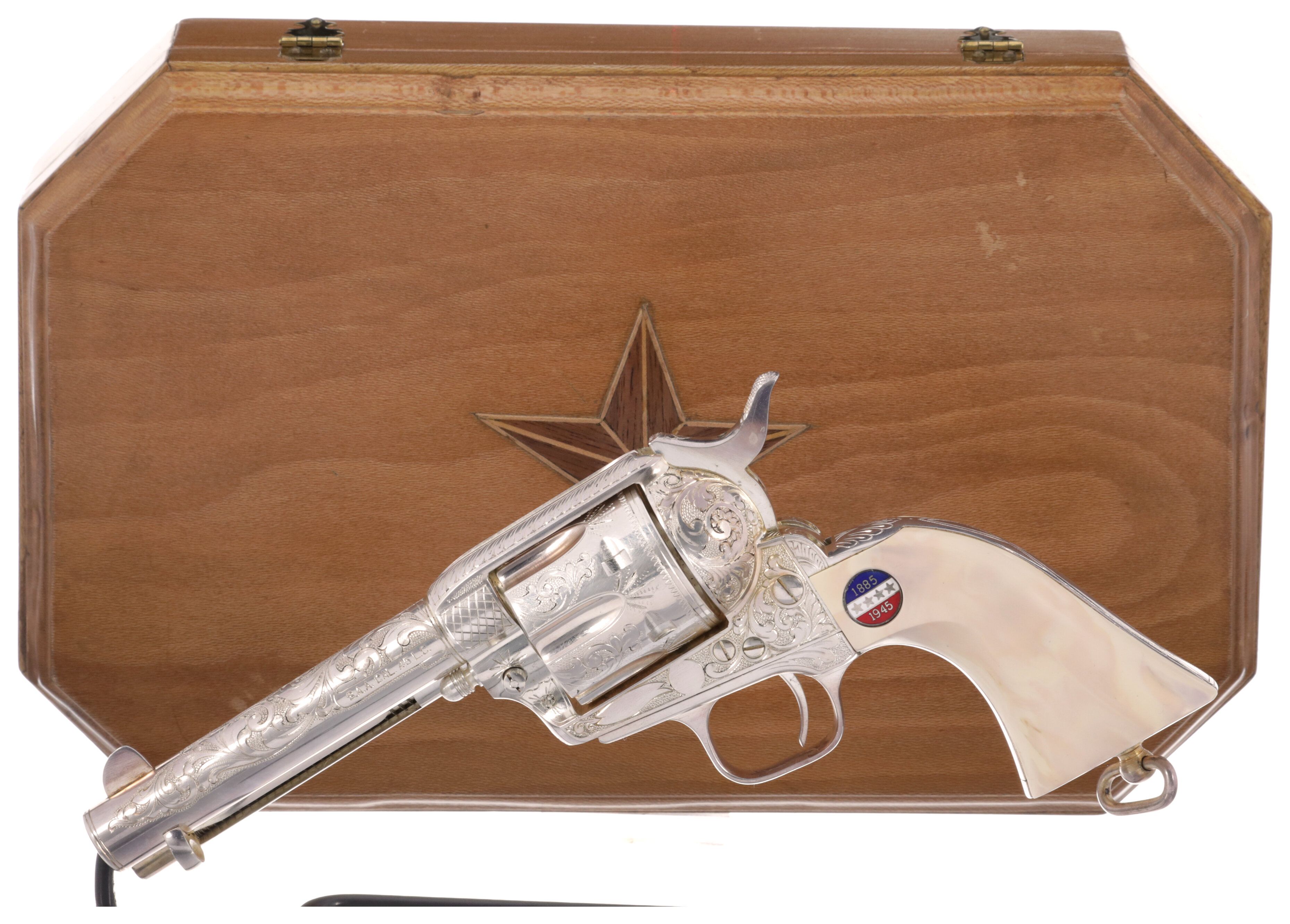 Engraved George S. Patton Commemorative Italian SSA Revolver | Rock ...