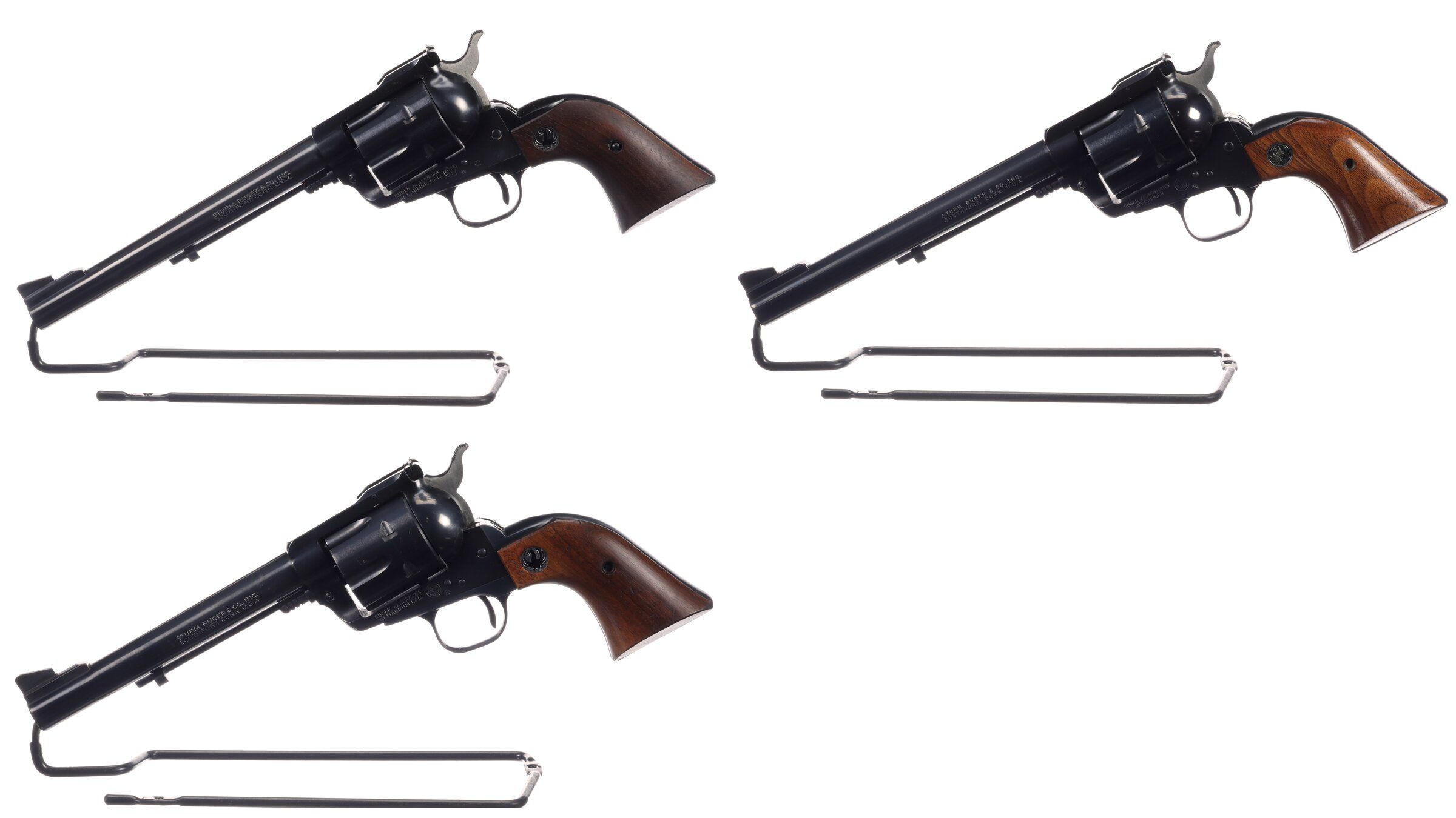 Three Ruger Blackhawk Single Action Revolvers | Rock Island Auction