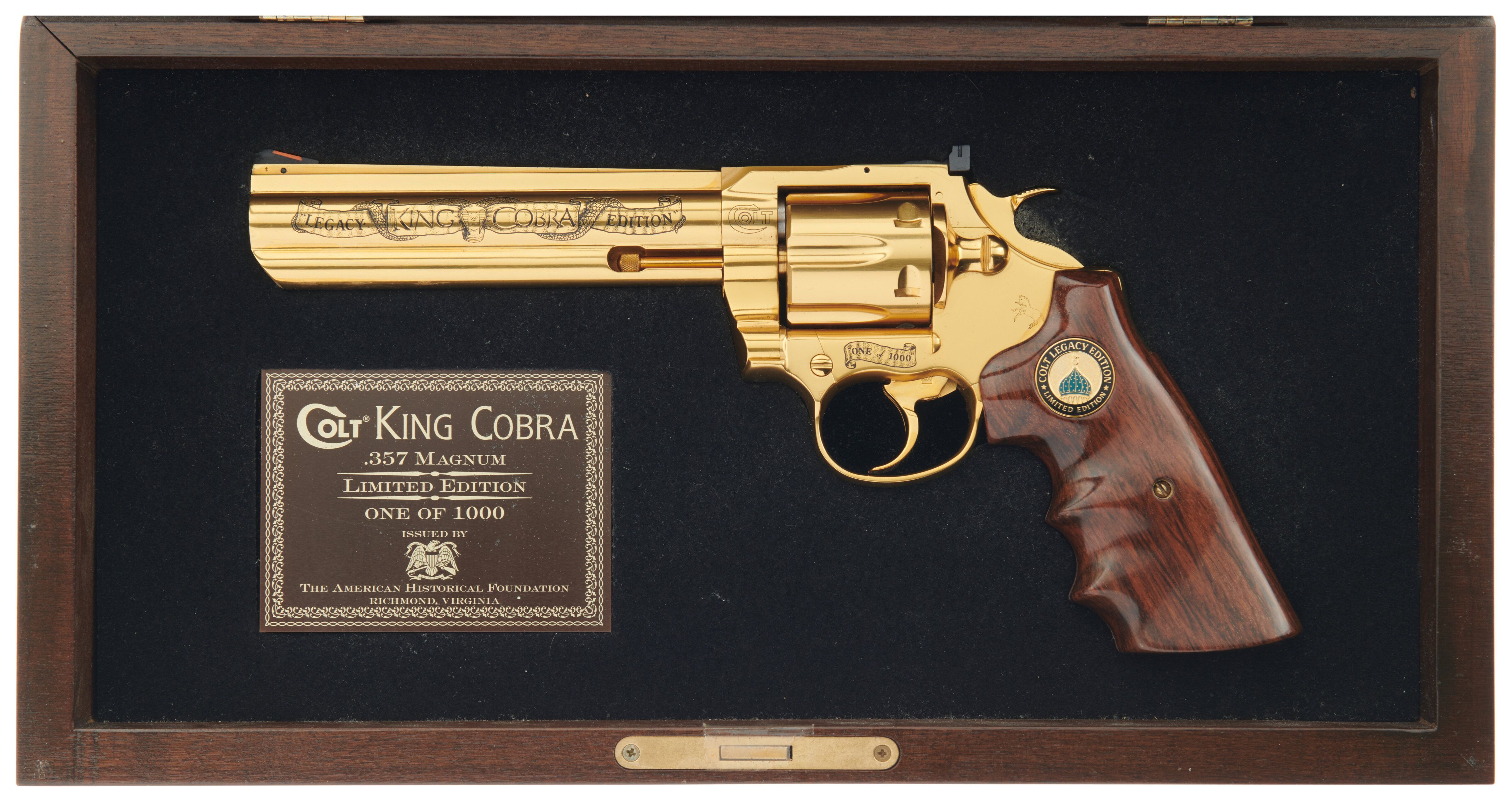 Legacy Edition Colt King Cobra Revolver with Certificate | Rock Island ...