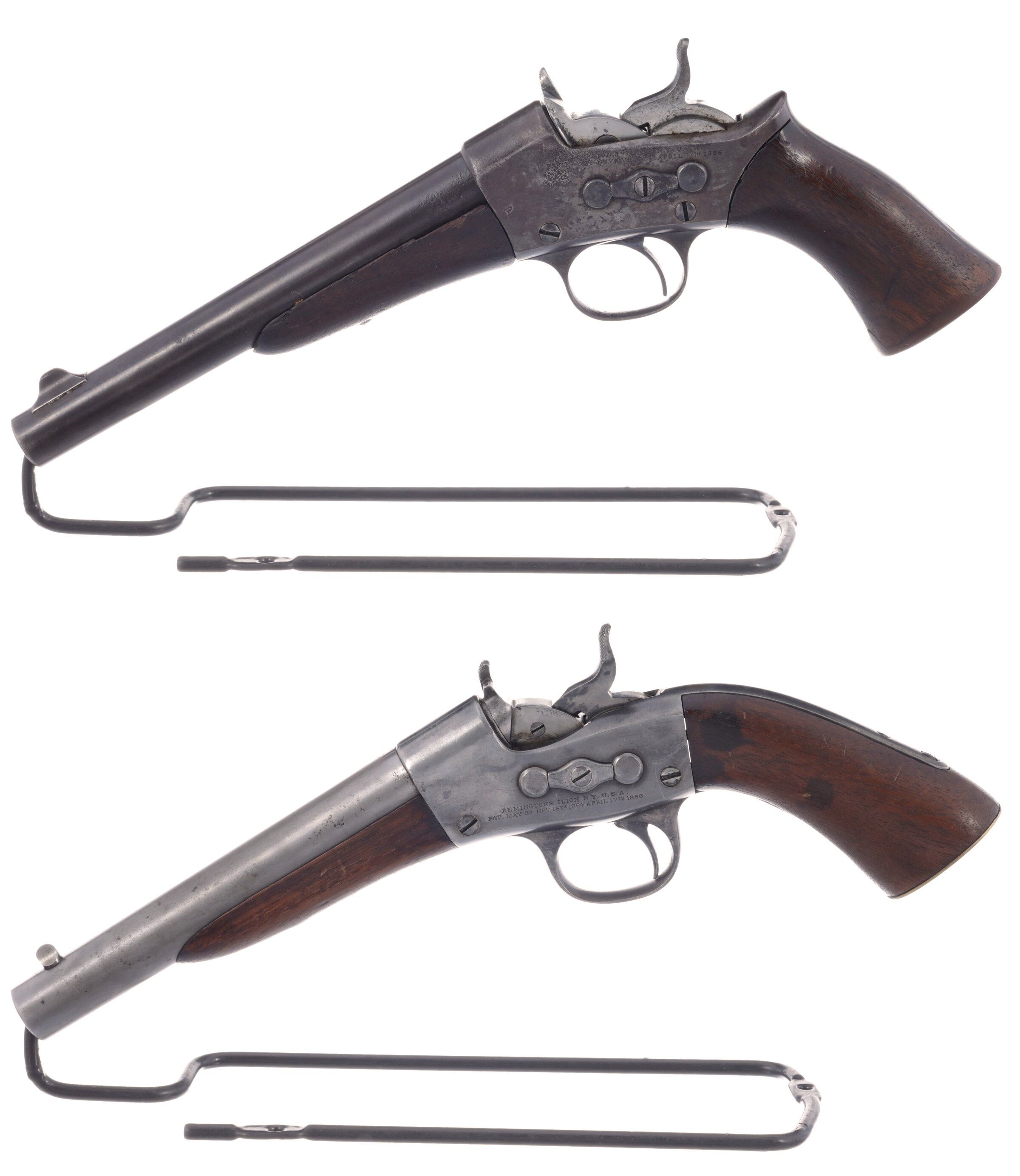 Two U.S. Remington Rolling Block Pistols | Rock Island Auction