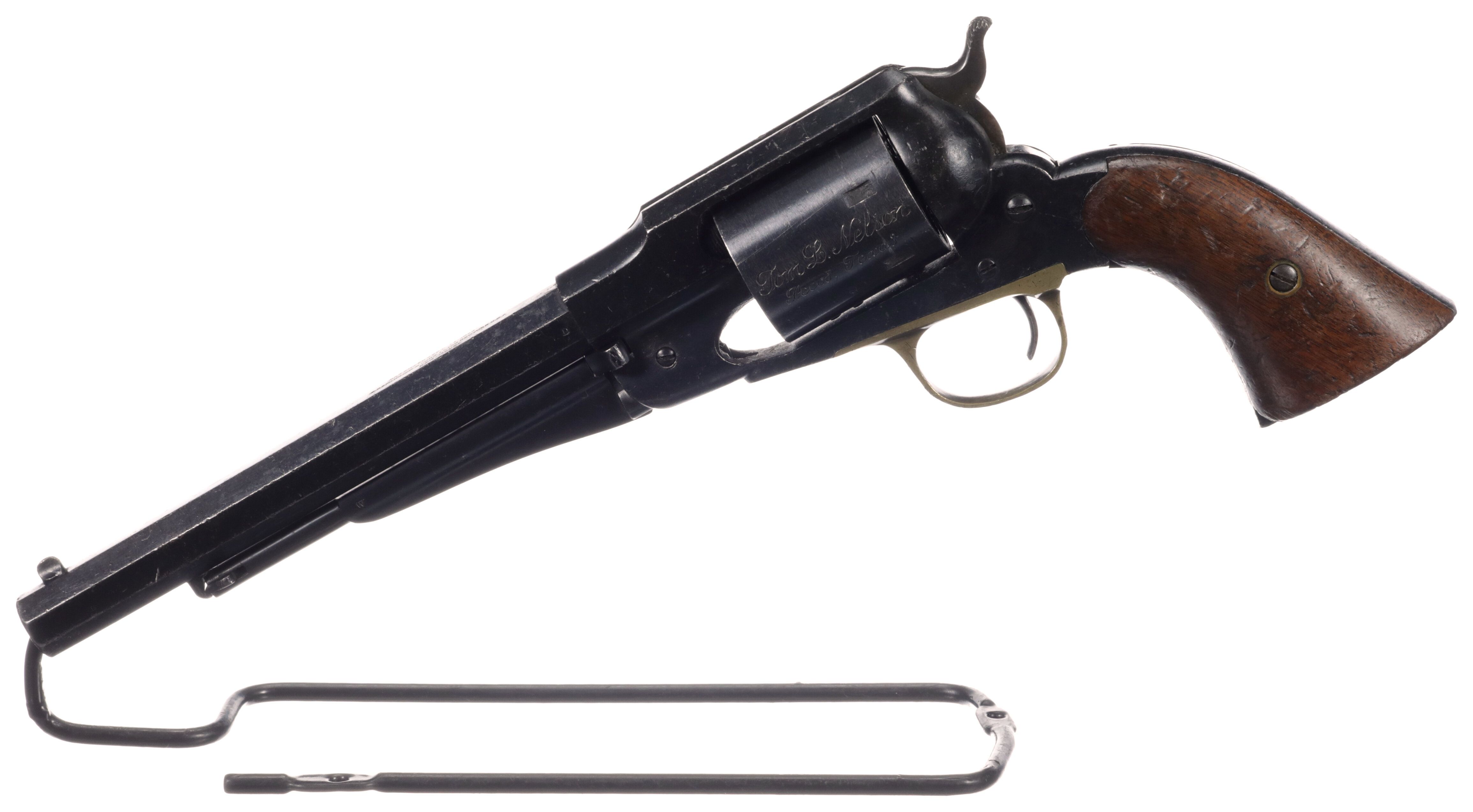 Inscribed U.S. Remington New Model Army Conversion Revolver | Rock ...