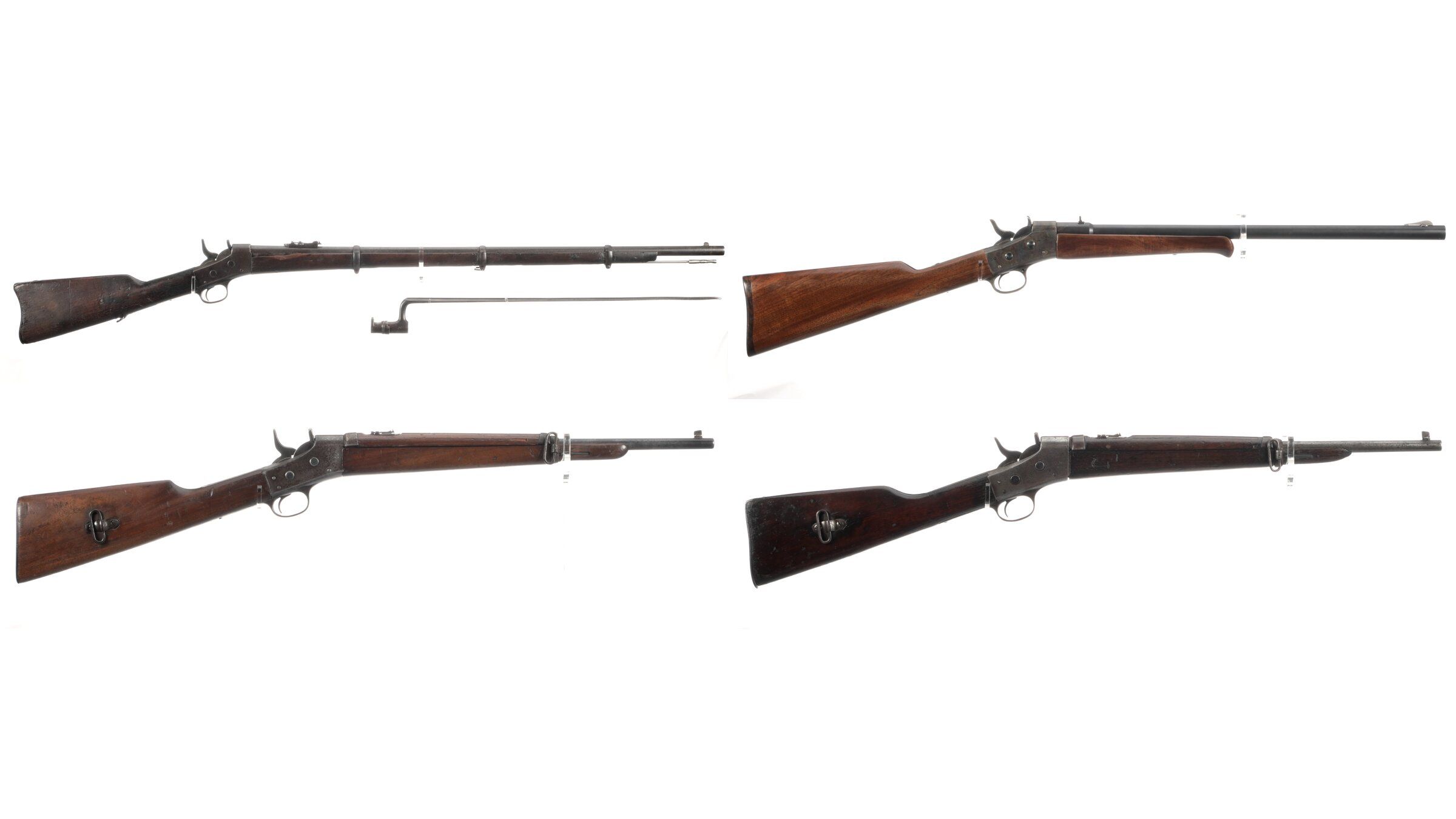Four Rolling Block Rifles | Rock Island Auction