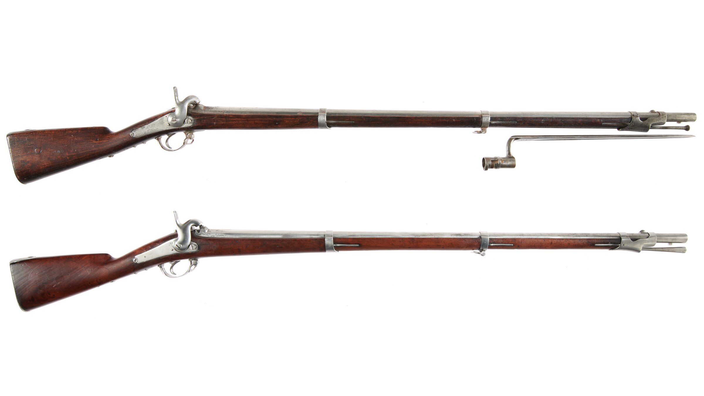 Two Civil War Era European Percussion Rifled Muskets | Rock Island Auction
