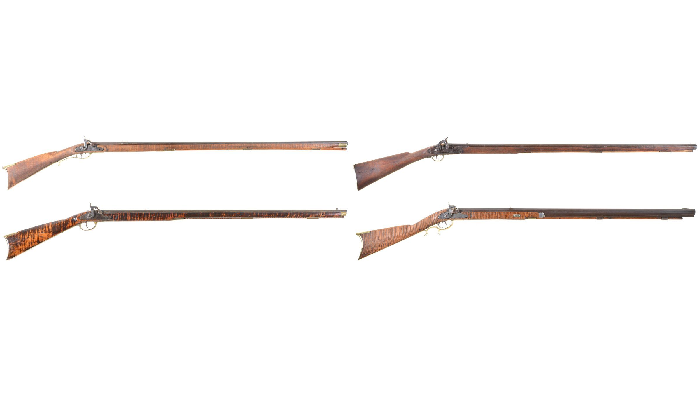 Four Muzzleloading Percussion Long Guns | Rock Island Auction