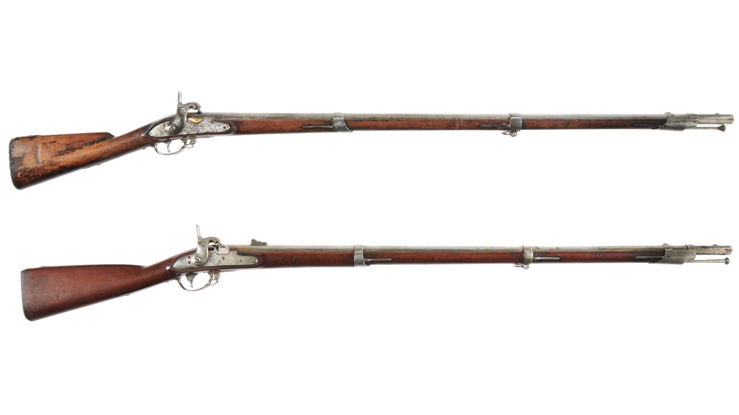 Two U.S. Martial Percussion Conversion Muskets | Rock Island Auction