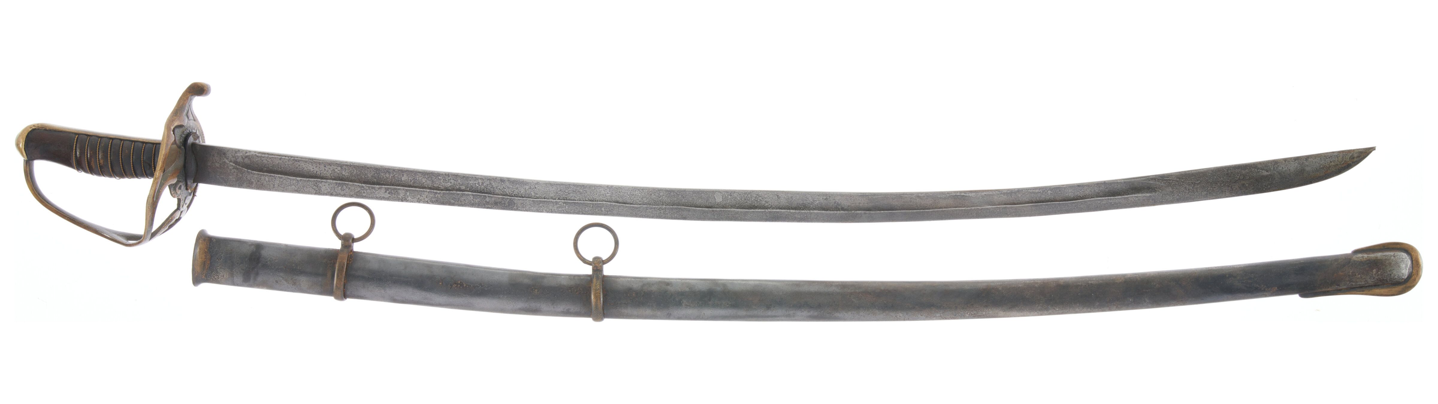 "CSA" and "NASHVILLE PLOW WORKS" Marked Cavalry Saber | Rock Island Auction