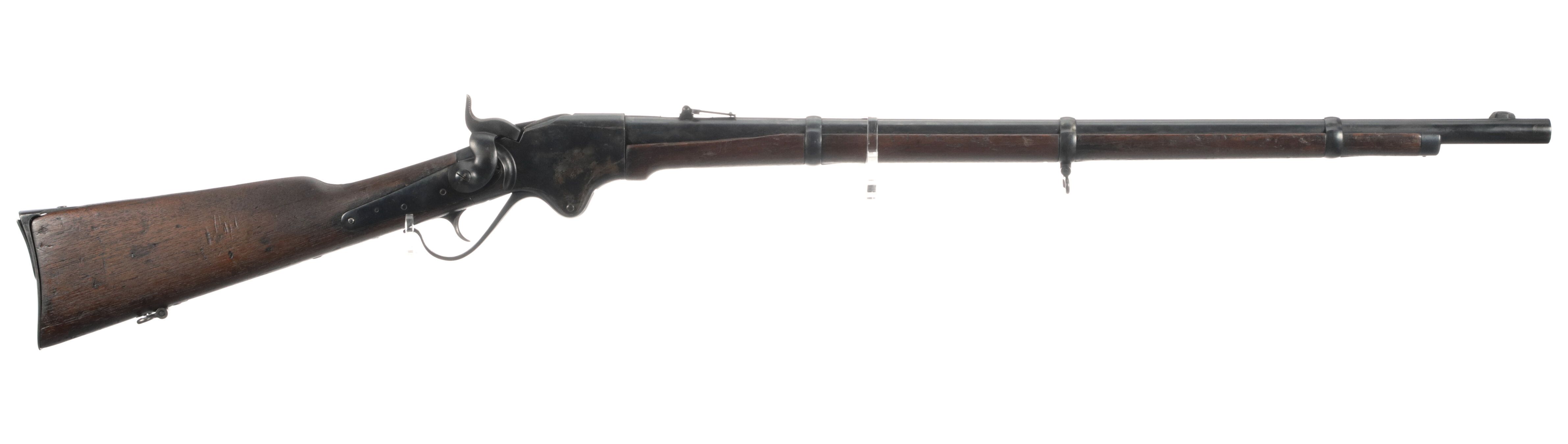 Civil War Spencer Model 1860 Army Repeating Rimfire Rifle | Rock Island ...